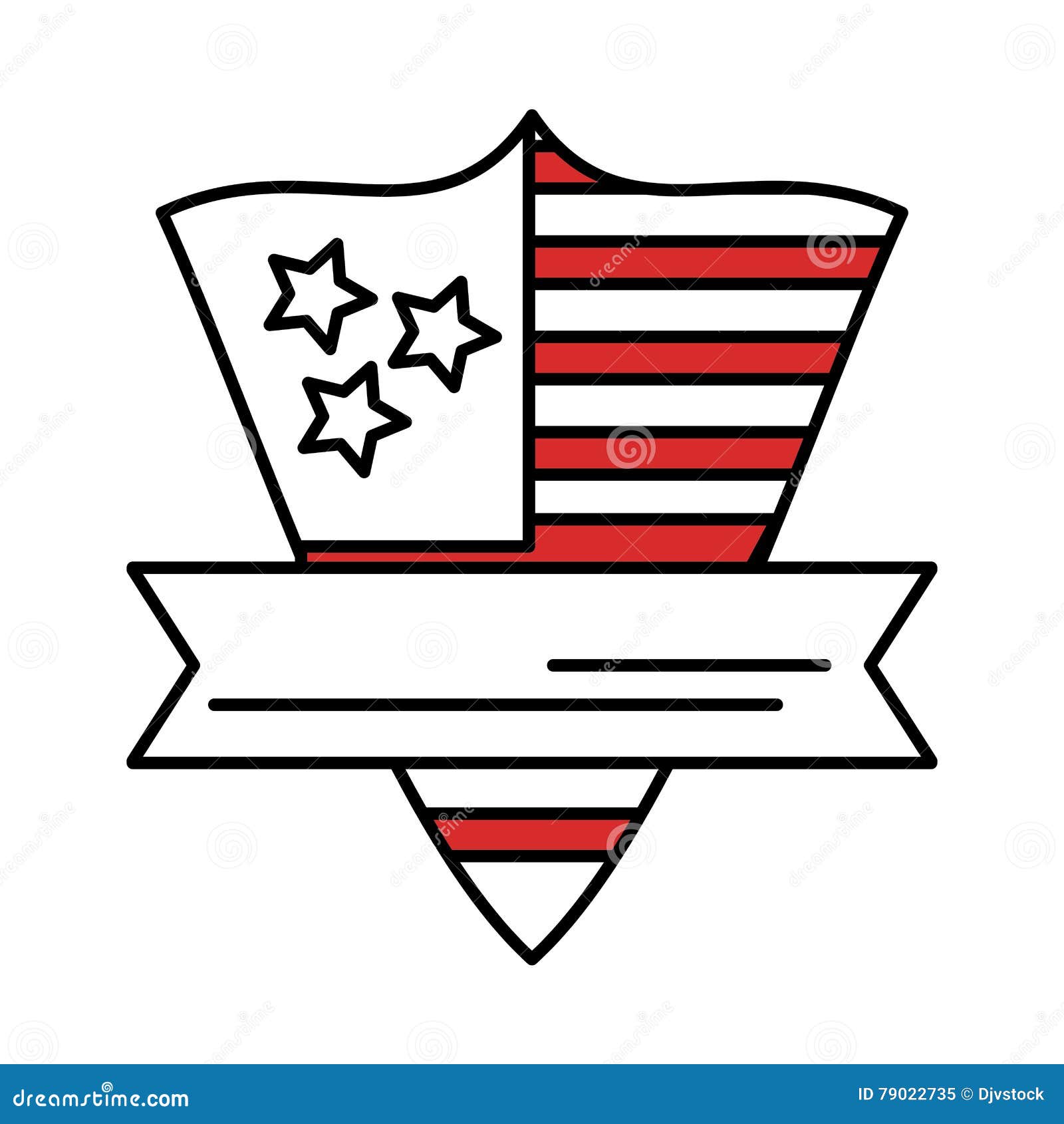 United States of America Shield Stock Vector - Illustration of emblem ...