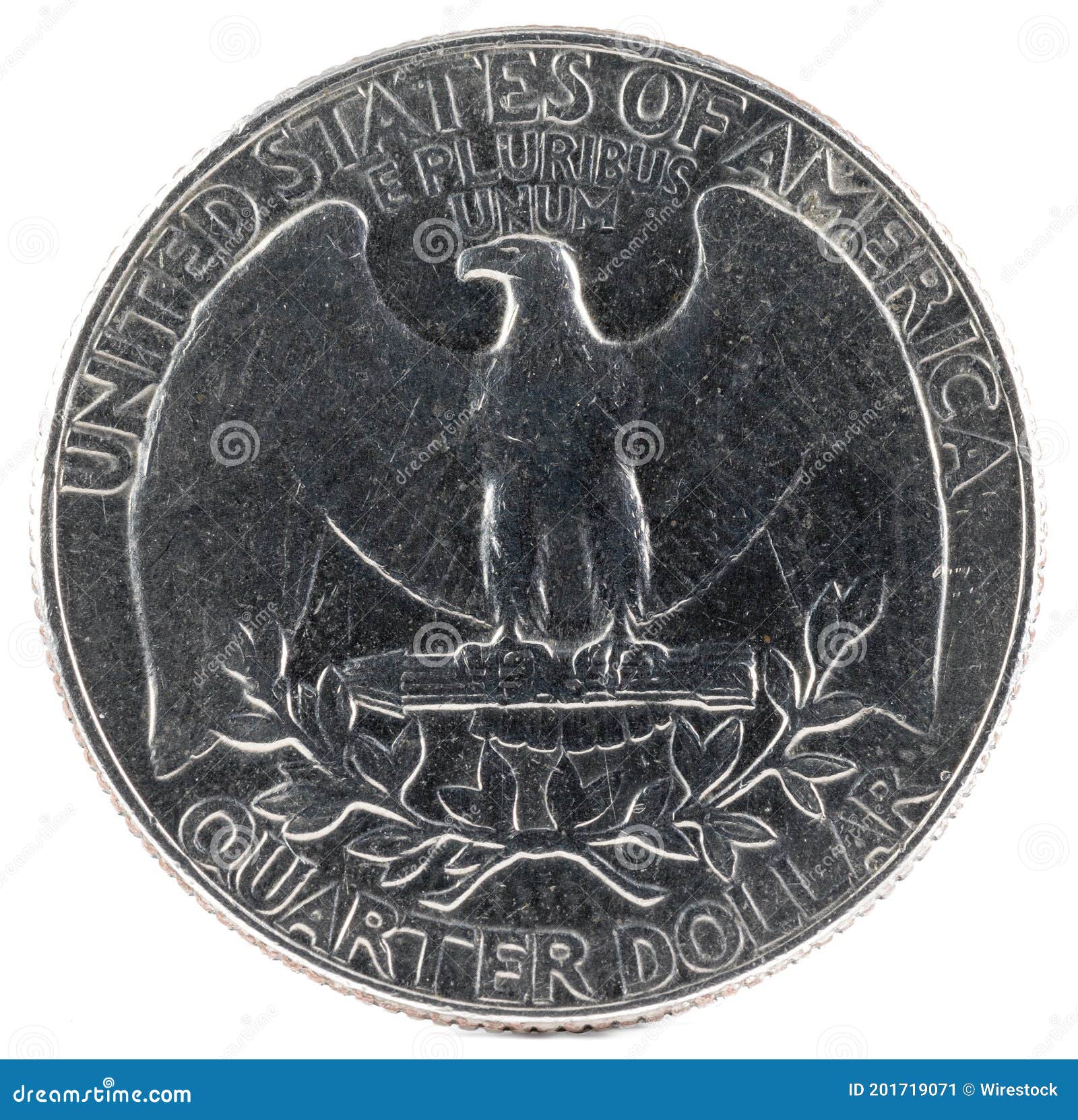 United States Coin. Quarter Dollar 1974 Stock Image - Image of twenty ...