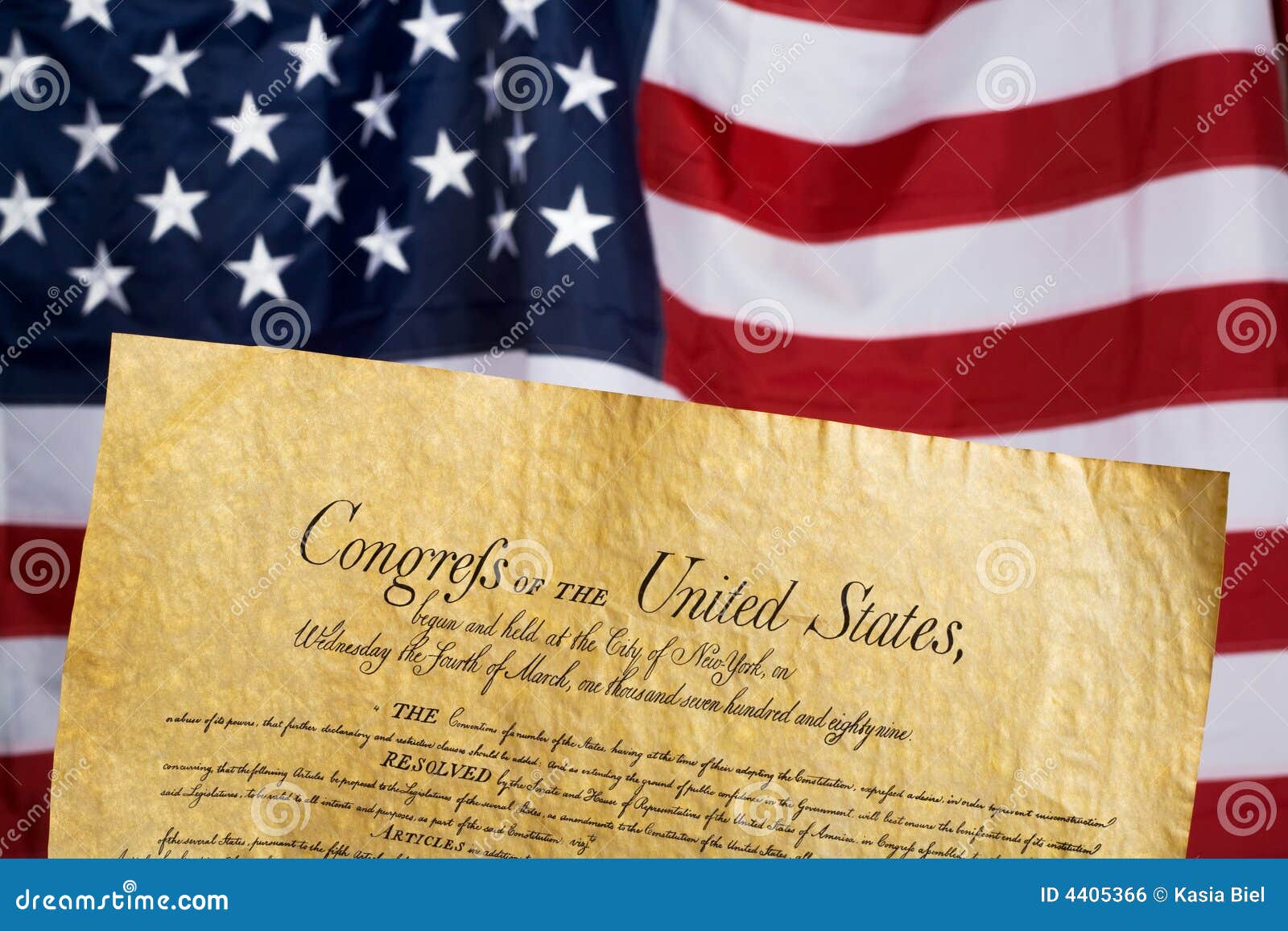 United States Constitution Royalty Free Stock Image - Image: 4405366