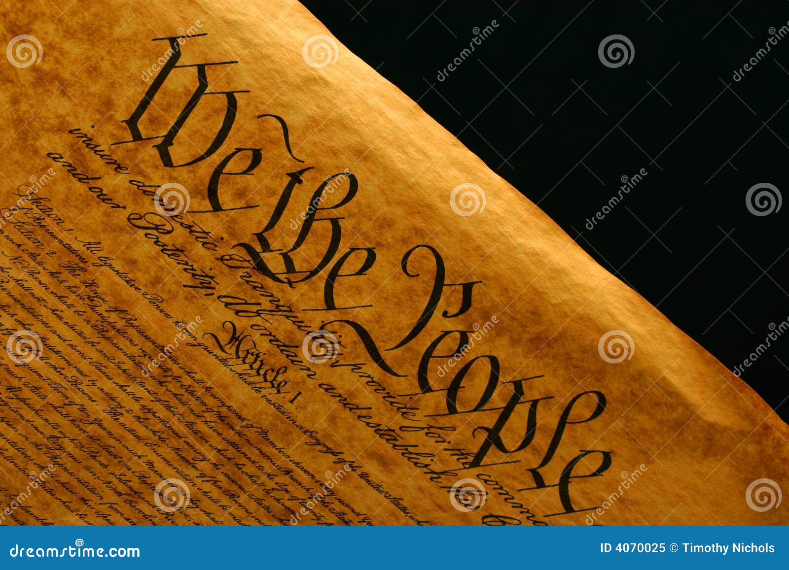United States Constitution II Stock Image - Image of america, historic ...