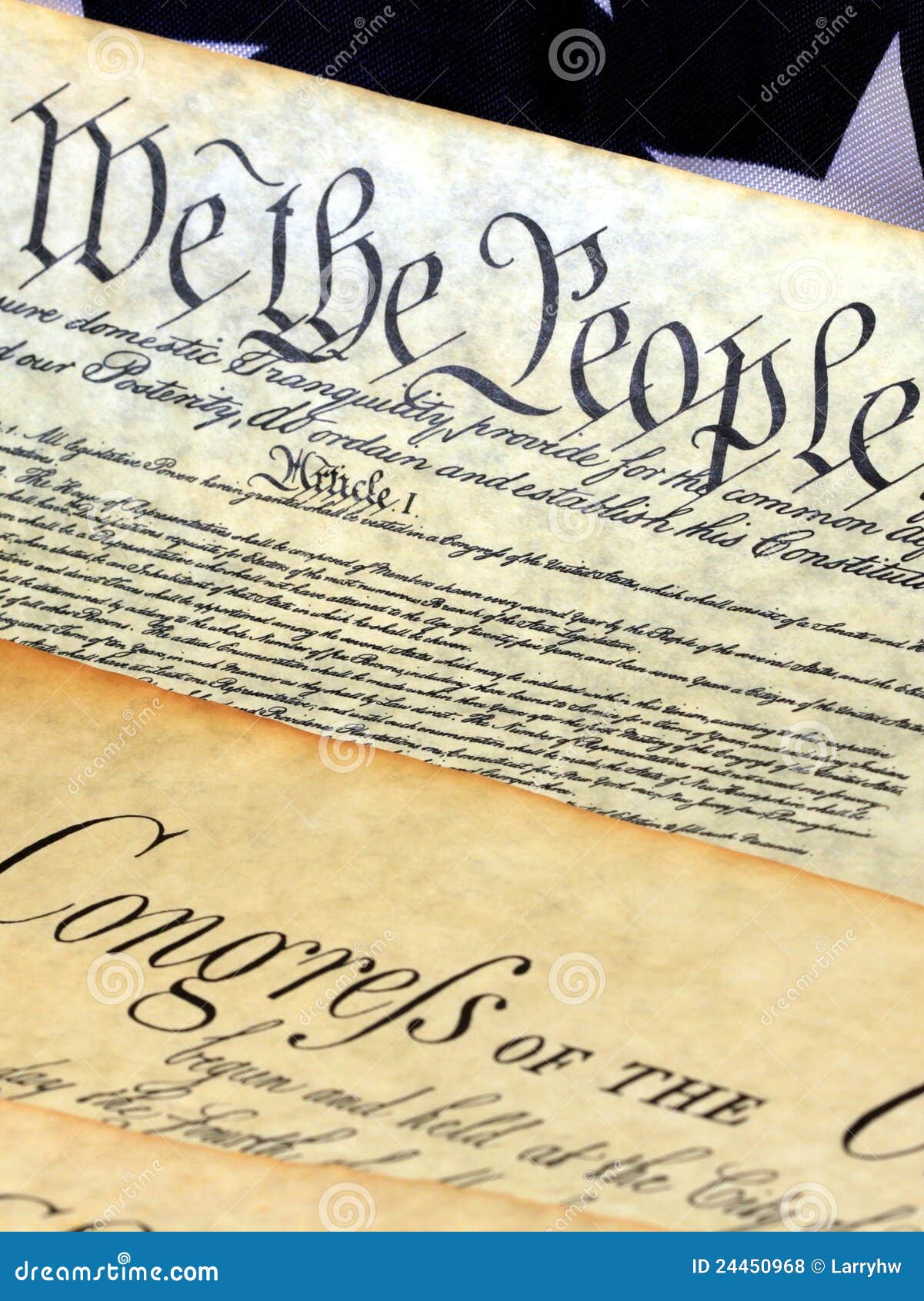 United States Constitution, we the People Stock Photo - Image of ...