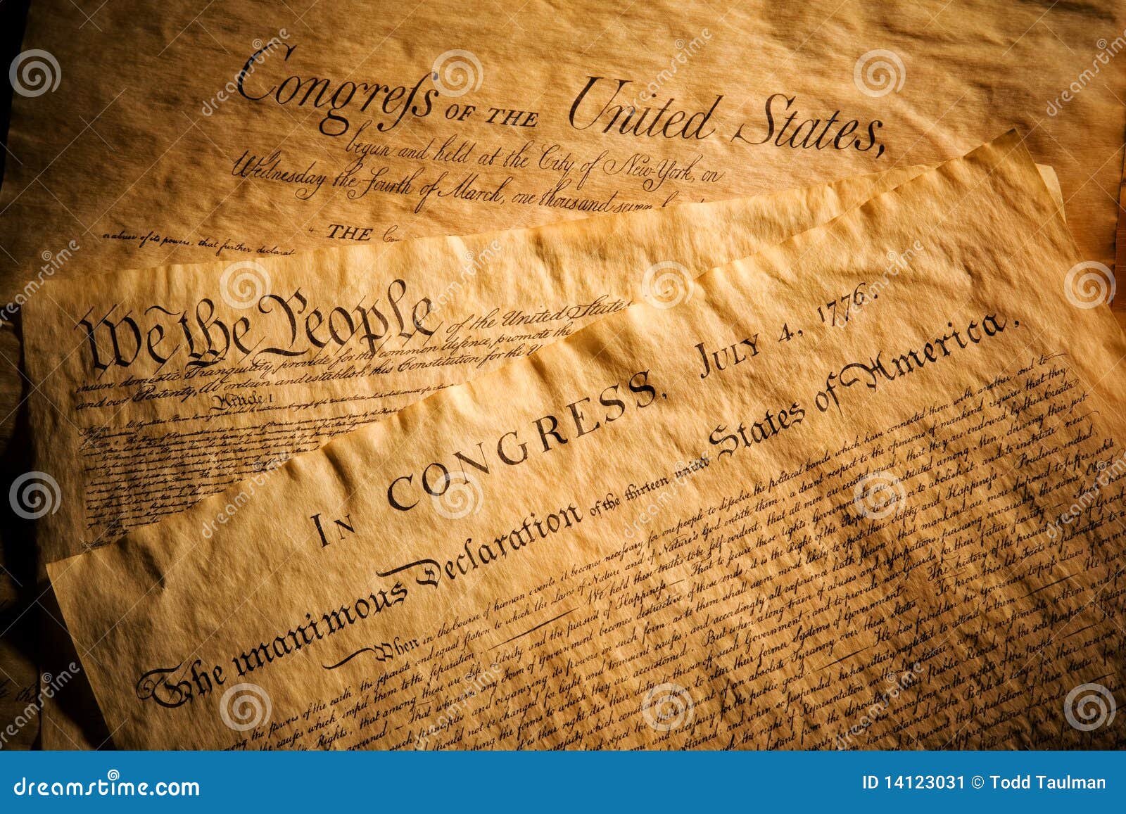 United States Documents stock image. Image of history - 14123031