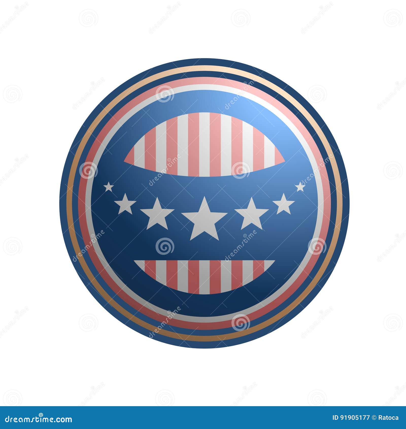 United States emblem stock vector. Illustration of sign - 91905177