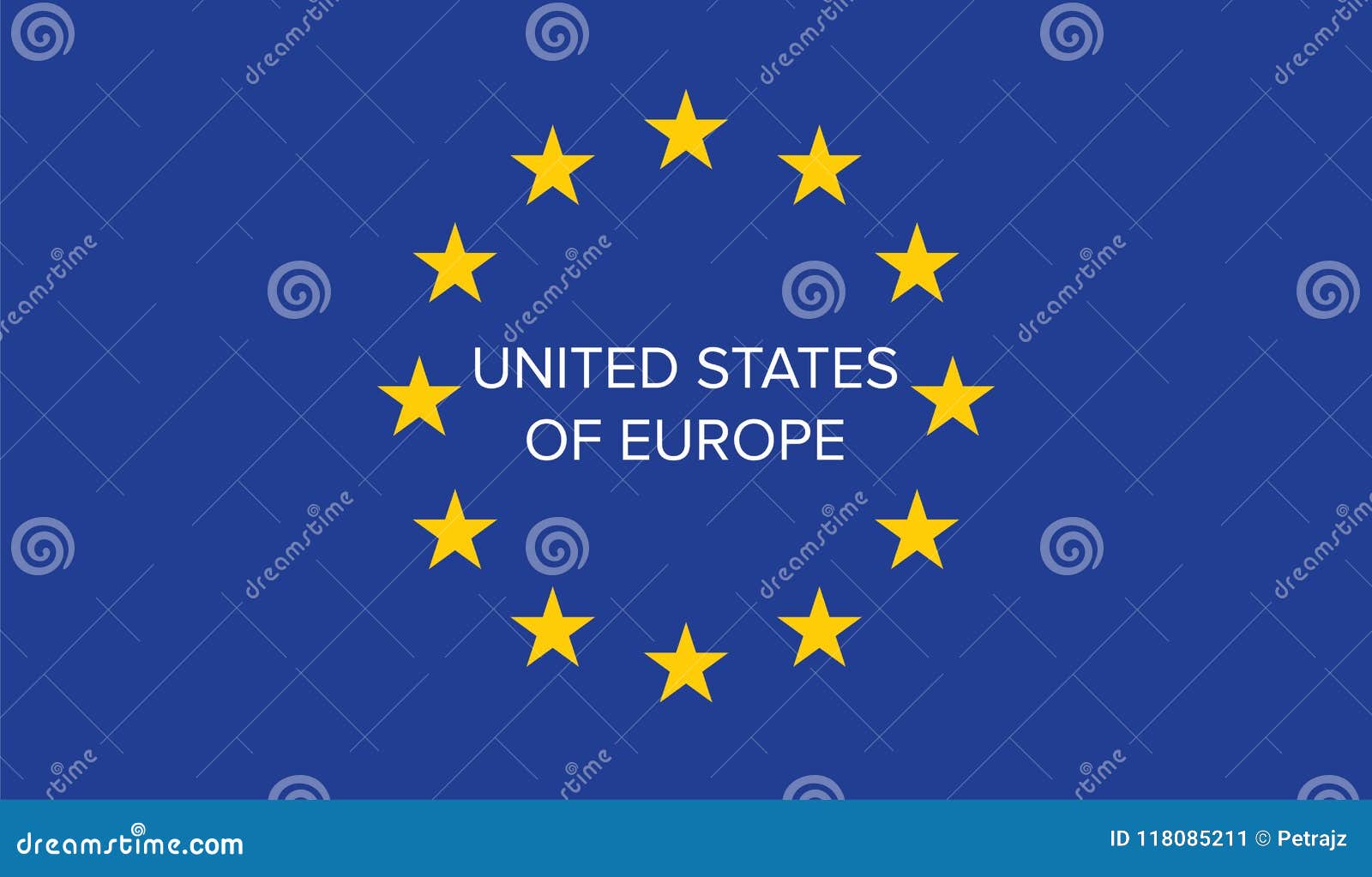 United States of Europe stock vector. Illustration of vector - 118085211