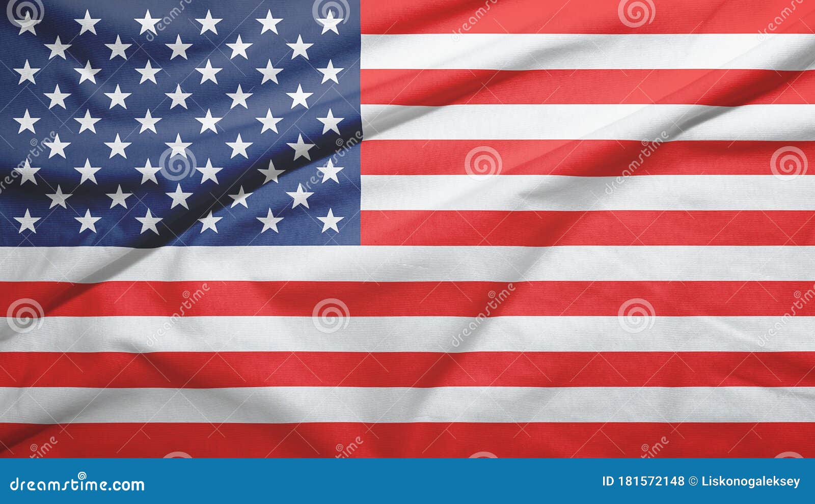 United States Flag with Fabric Texture Stock Photo - Image of macro ...