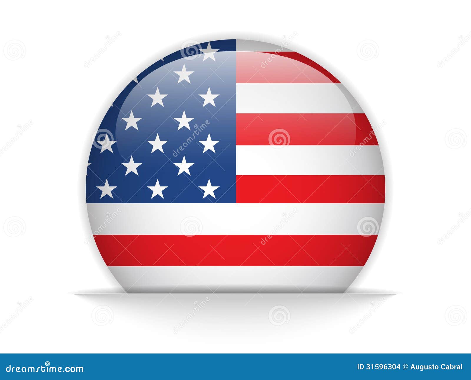 United States Flag Glossy Button Stock Vector - Illustration of ... United States Flag Glossy Button Stock Vector - Illustration of ...