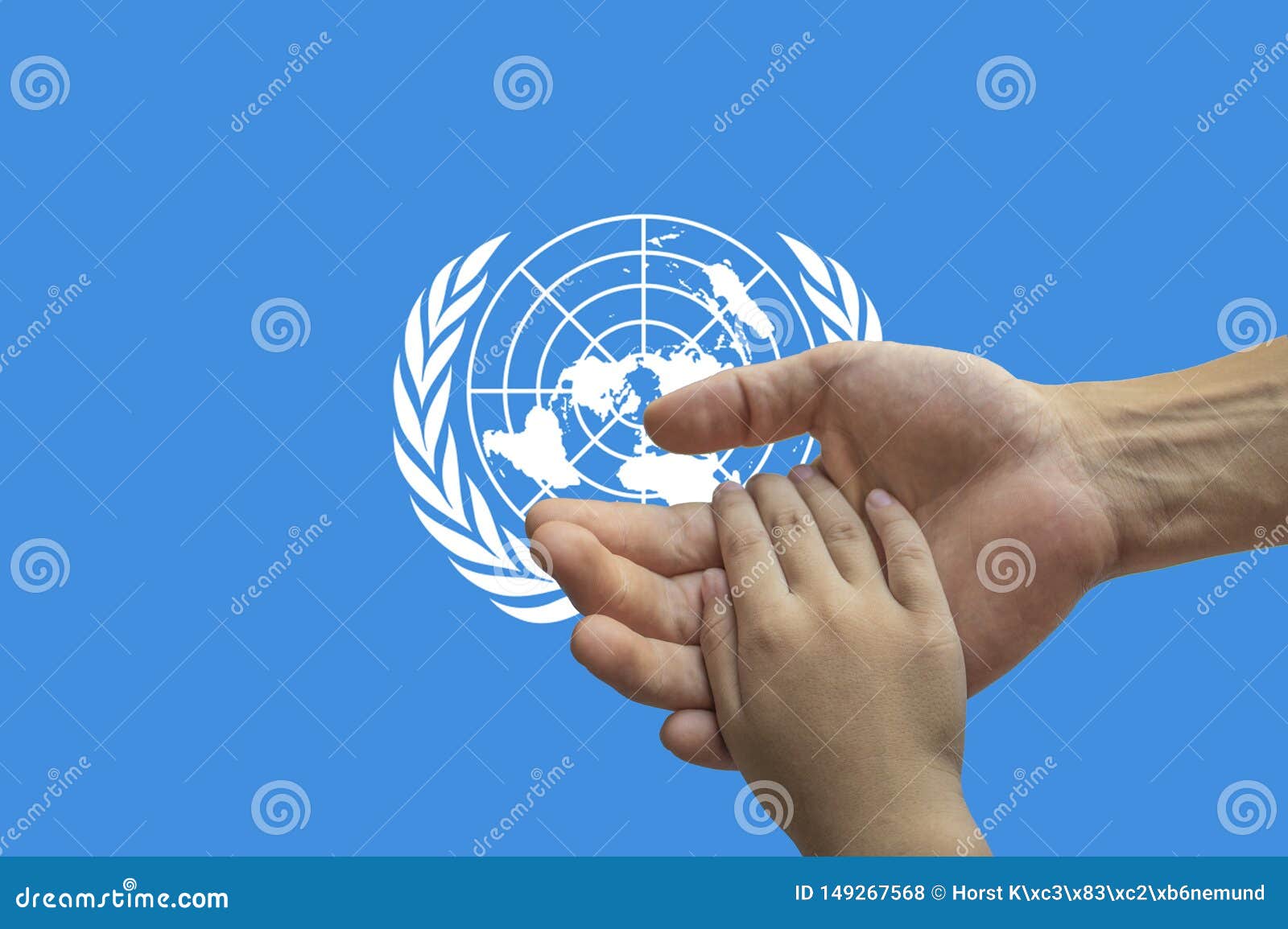 Young Multicultural College Students Drawing Murals With Chalk On An ...