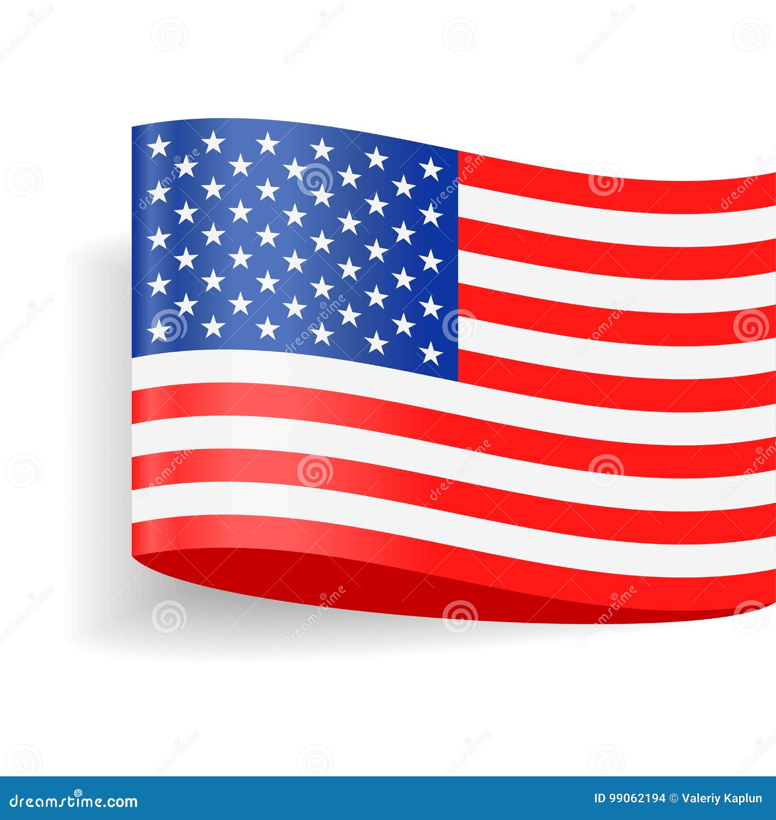 United States Flag Vector Label Tag Icon Stock Illustration ...