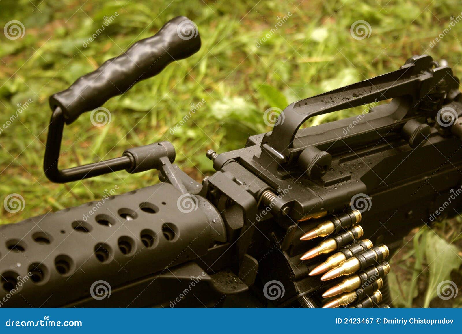 United States Machine Gun stock image. Image of combativity - 2423467