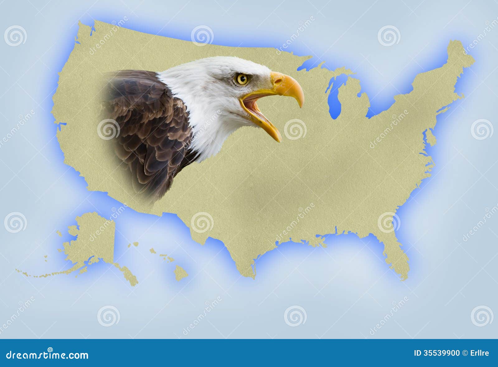 United States map stock illustration. Illustration of country - 35539900