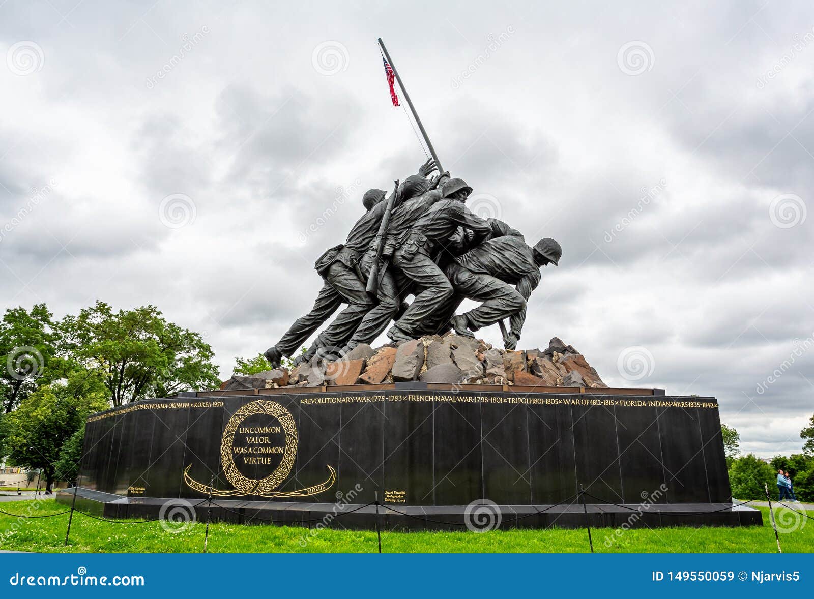 United States Marine Corp War Memorial Depicting Flag Planting On Iwo ... United States Marine Corp War Memorial Depicting Flag Planting On Iwo ...