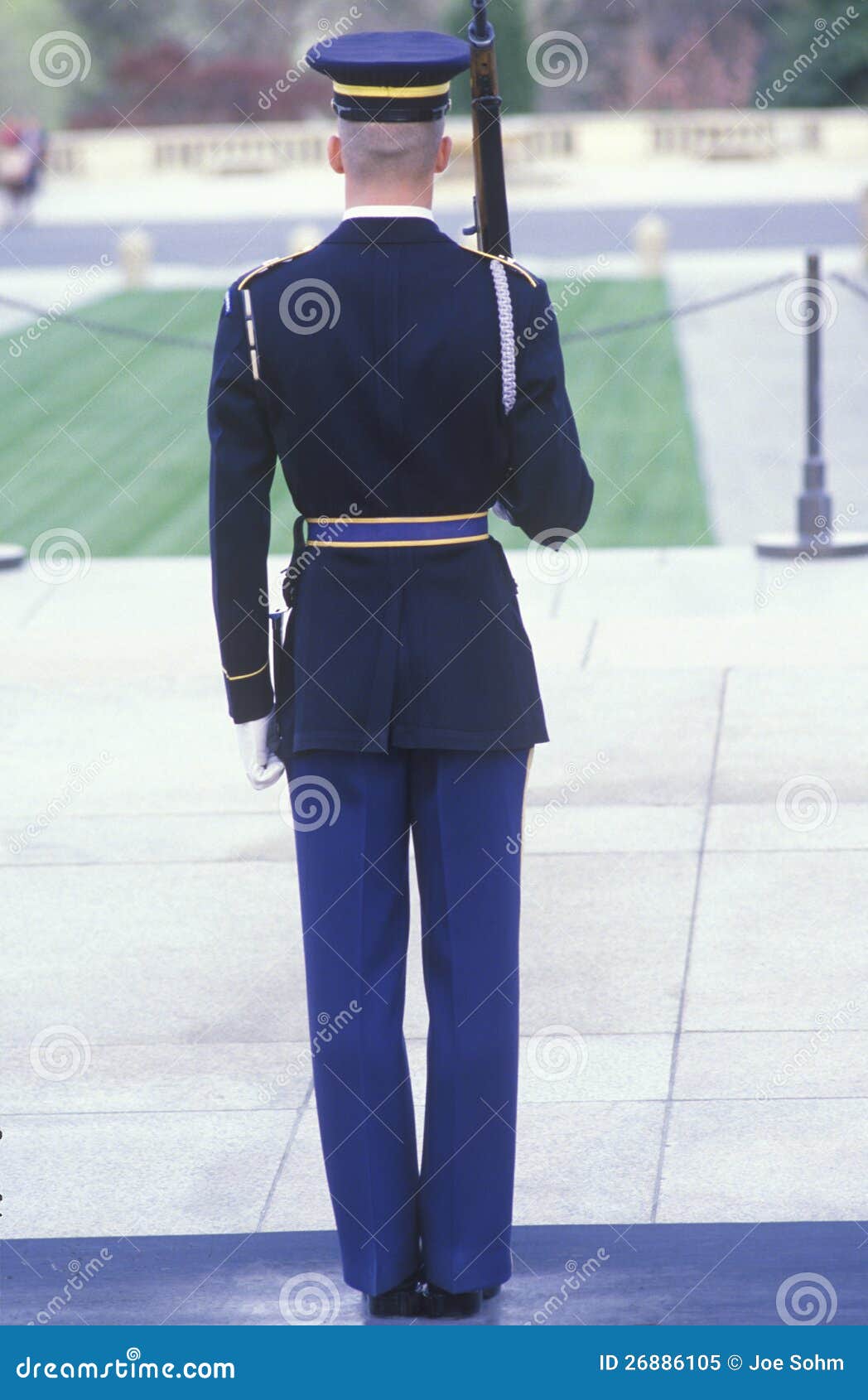 United States Marine guard editorial image. Image of rifle - 26886105