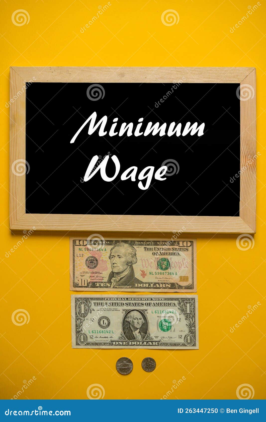 United States Minimum Wage stock photo. Image of american - 263447250