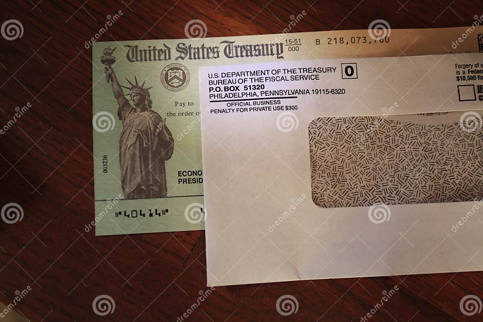 United States Stimulus Check Editorial Photography - Image of ...