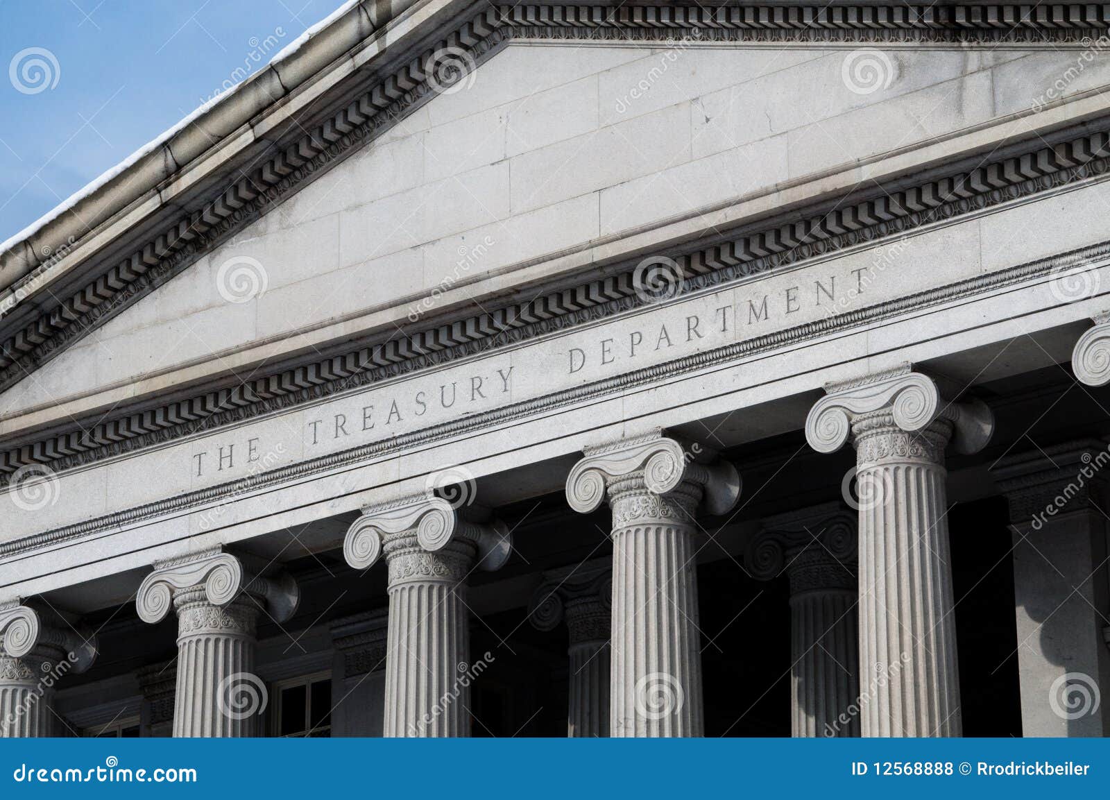 United States Treasury Department Stock Photo - Image of washington ...