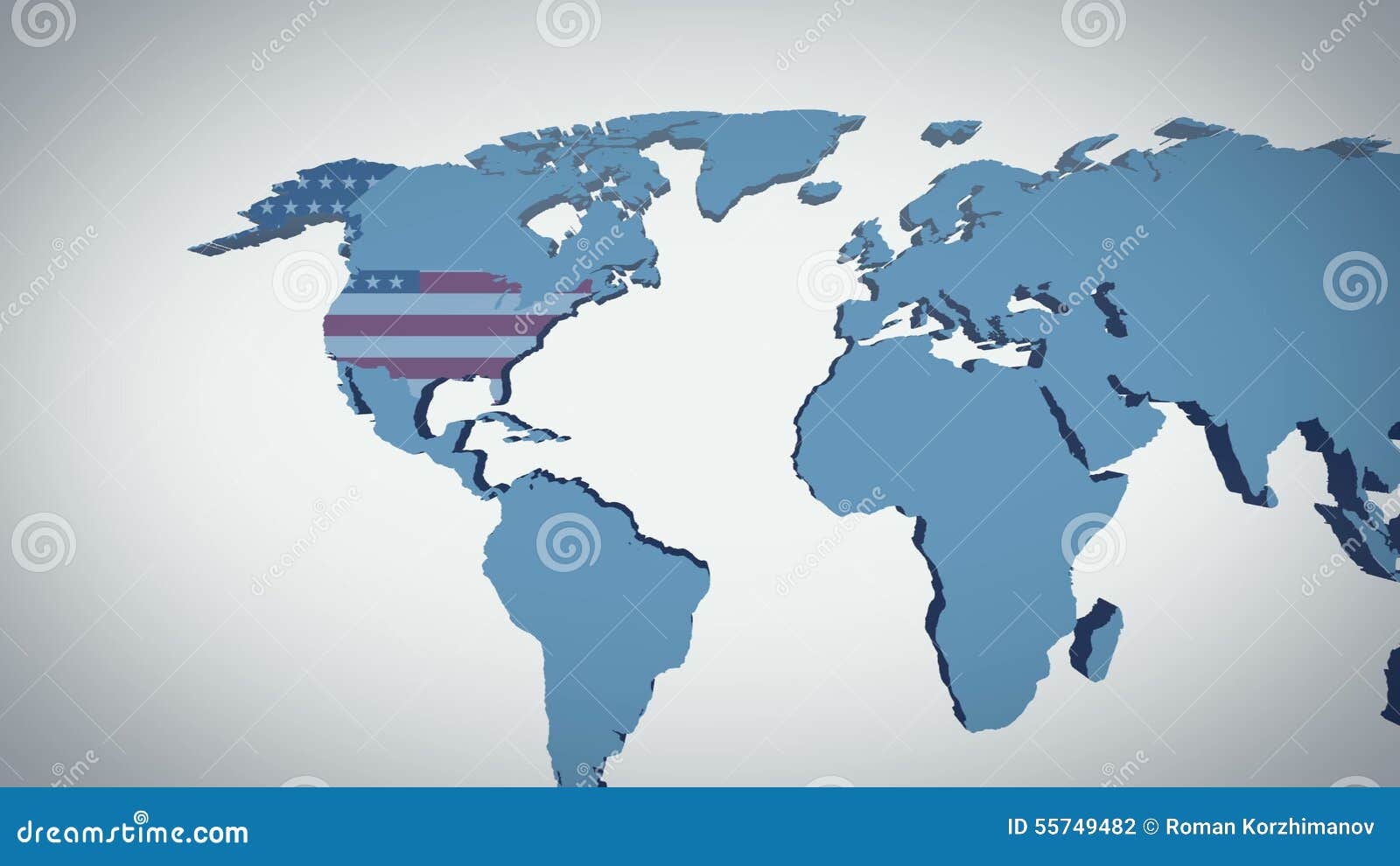 United States zoom on map stock footage. Video of celebration - 55749482