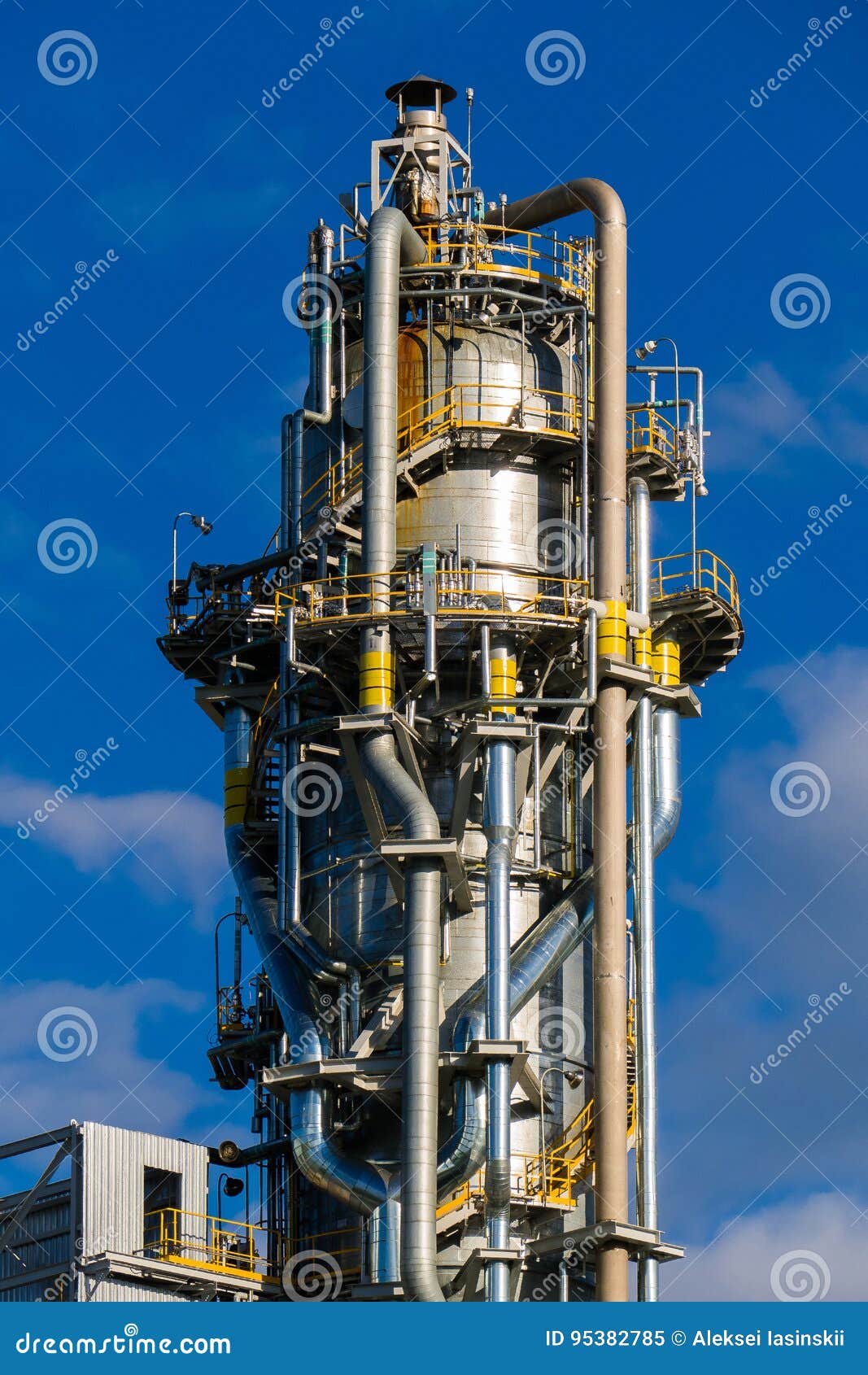 Units for Nitric Acid Production on Fertilizer Plant Stock Image ...