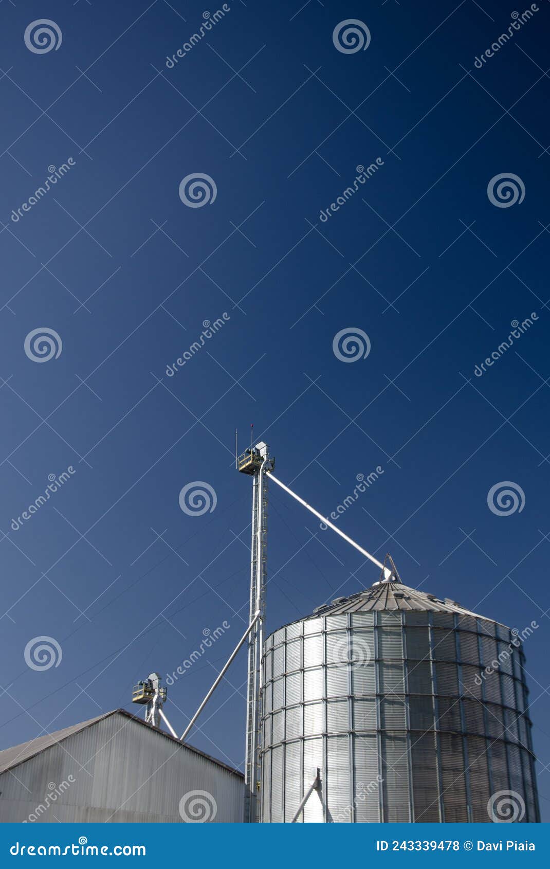 Units for Storing Woja, Wheat and Maize Grains. Stock Photo - Image of ...