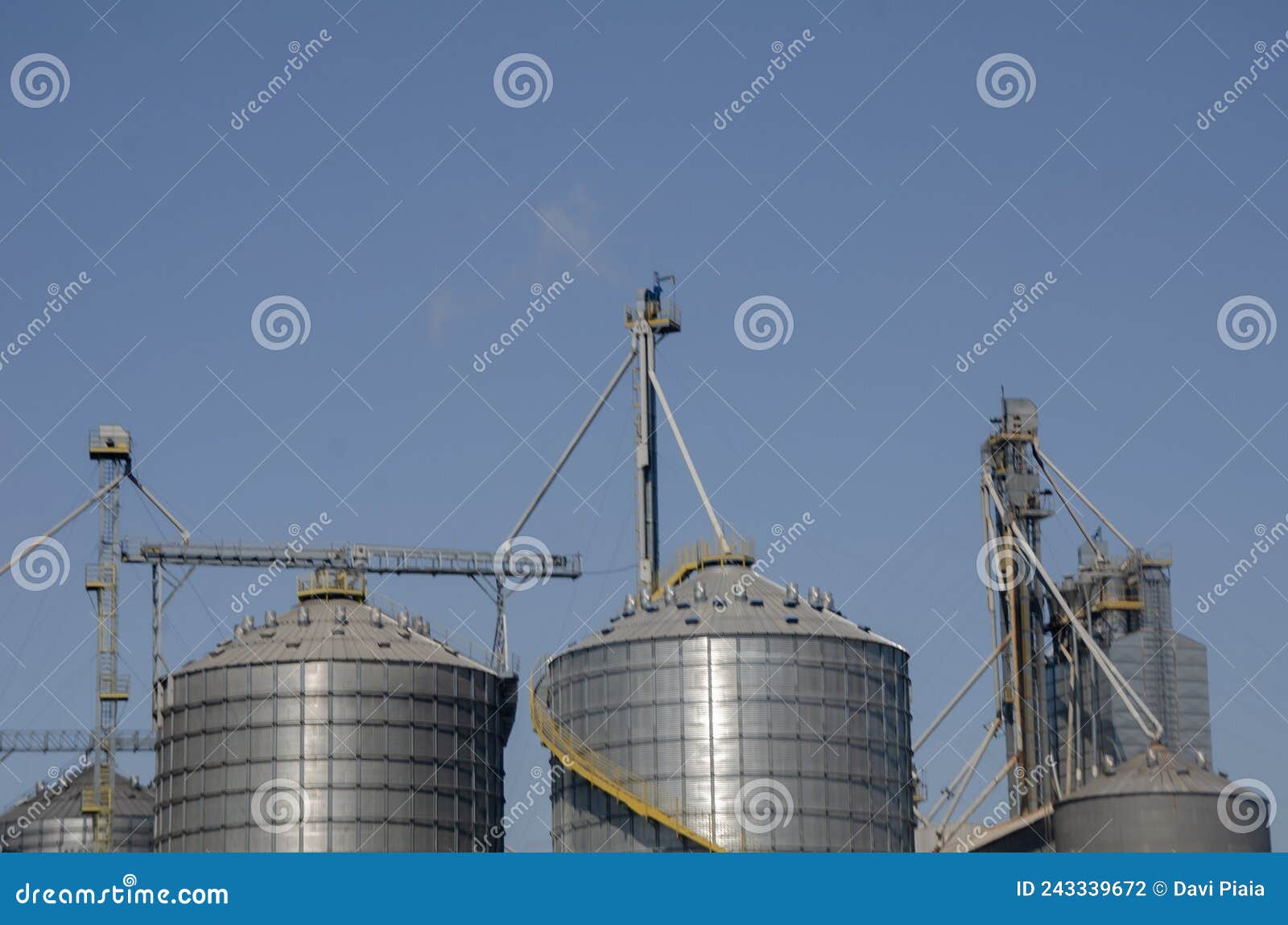 Units for Storing Woja, Wheat and Maize Grains. Stock Photo - Image of ...