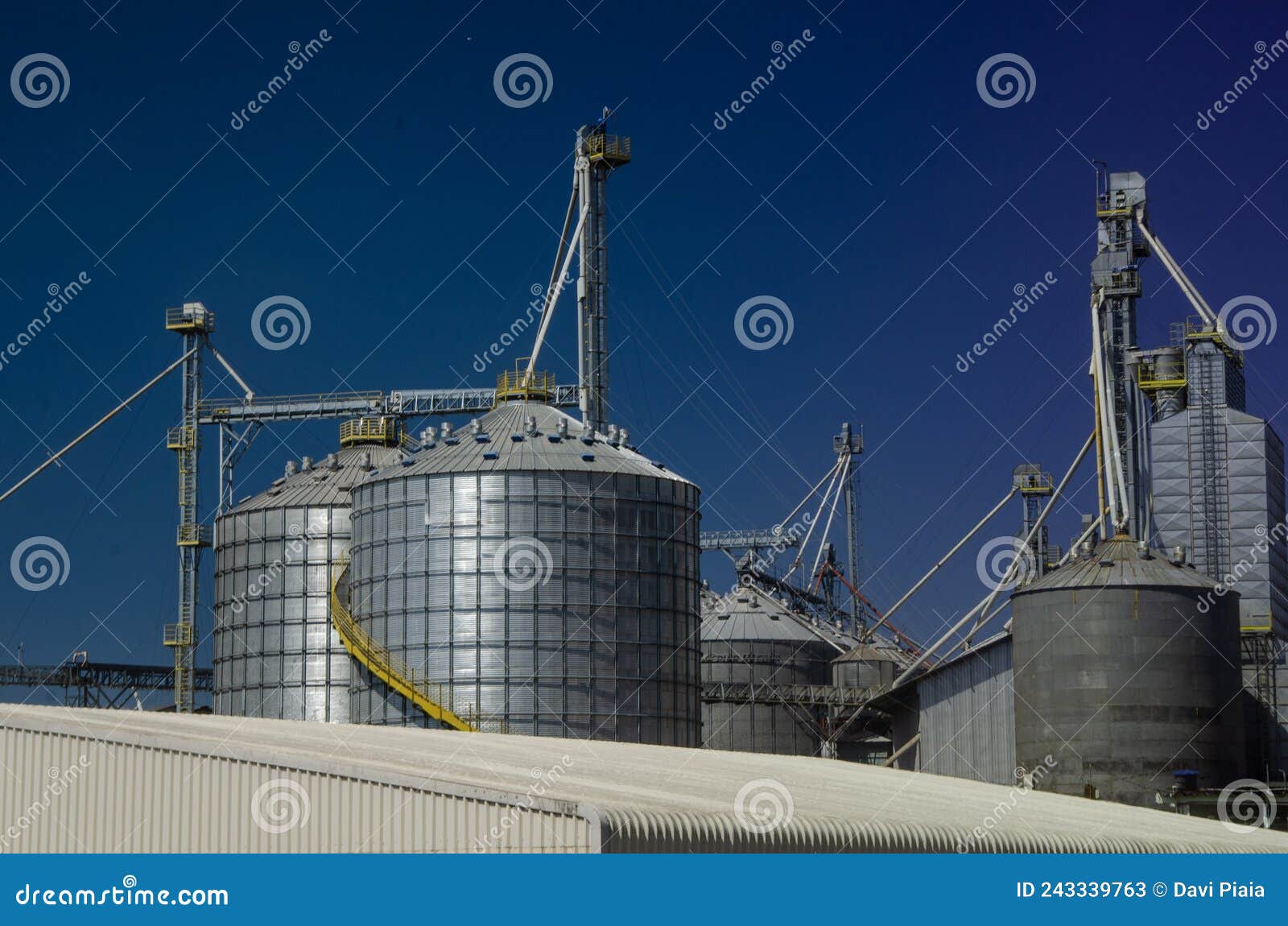Units for Storing Woja, Wheat and Maize Grains. Stock Image - Image of ...
