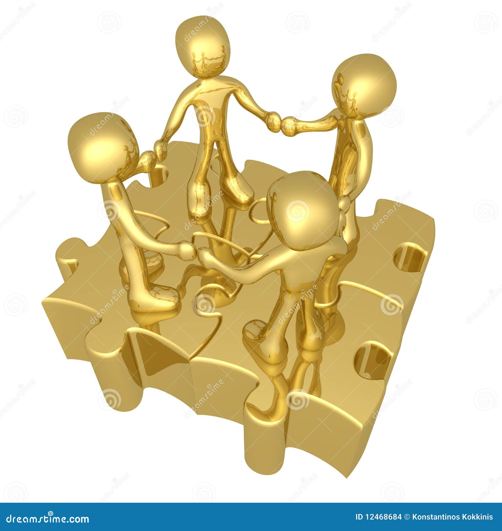 Unity stock illustration. Illustration of work, puzzle - 12468684