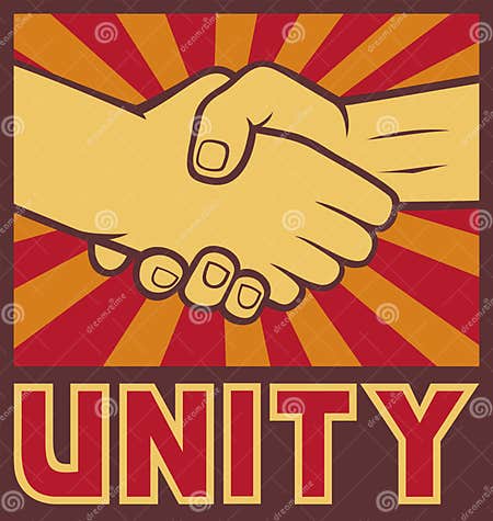 Unity stock vector. Illustration of fist, agree, poster - 24632605