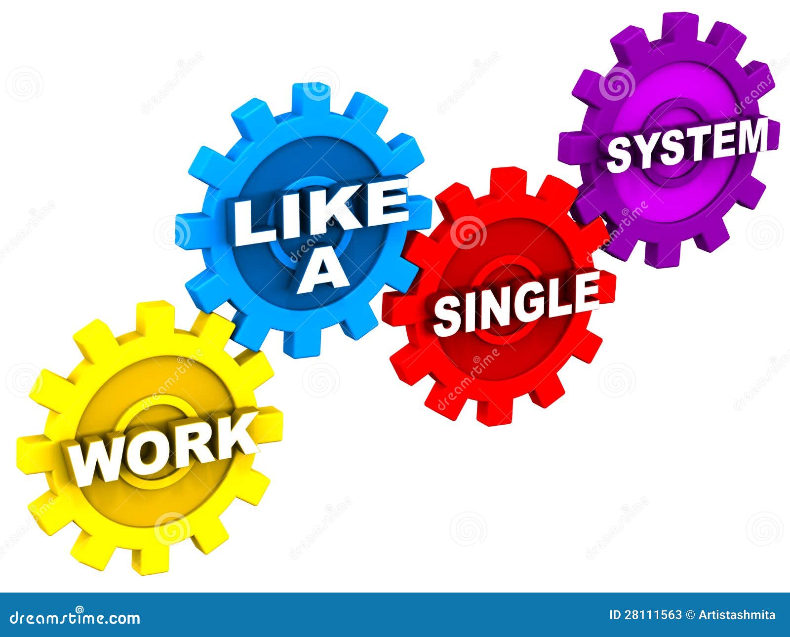 Unity stock illustration. Illustration of harmony, working - 28111563