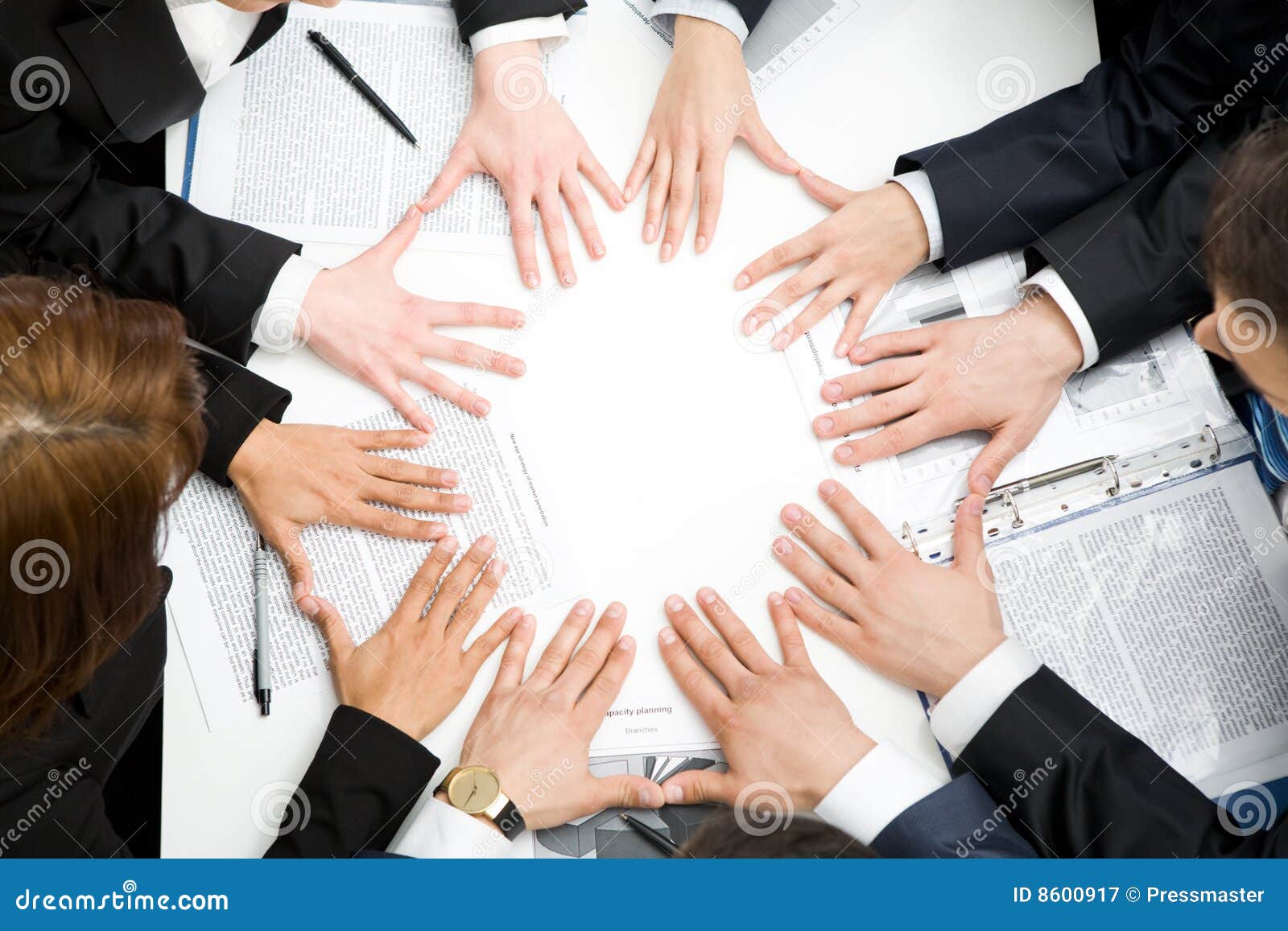 Unity stock image. Image of form, circle, joined, corporate - 8600917