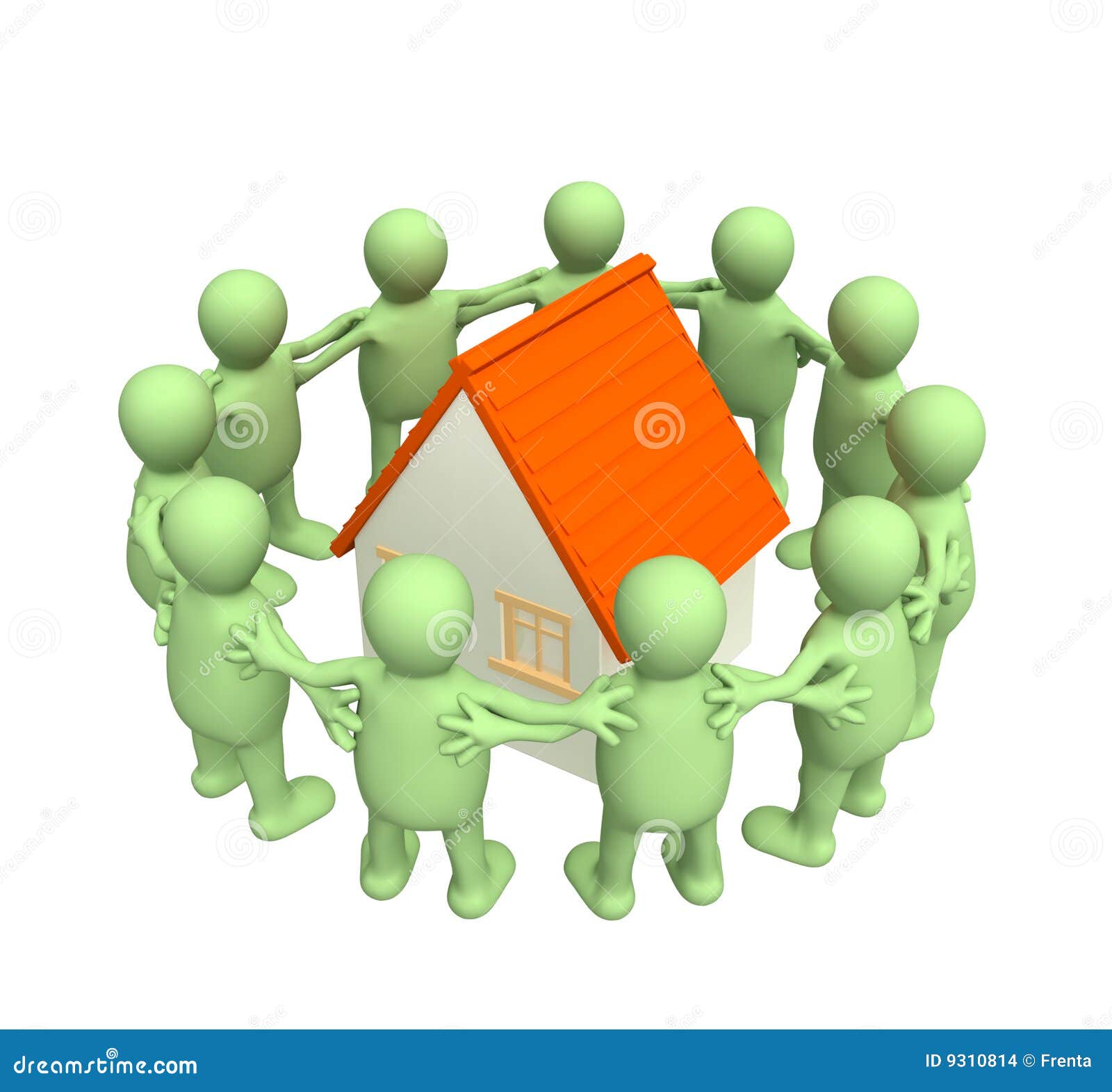 Unity stock illustration. Illustration of elementary, cartoon - 9310814