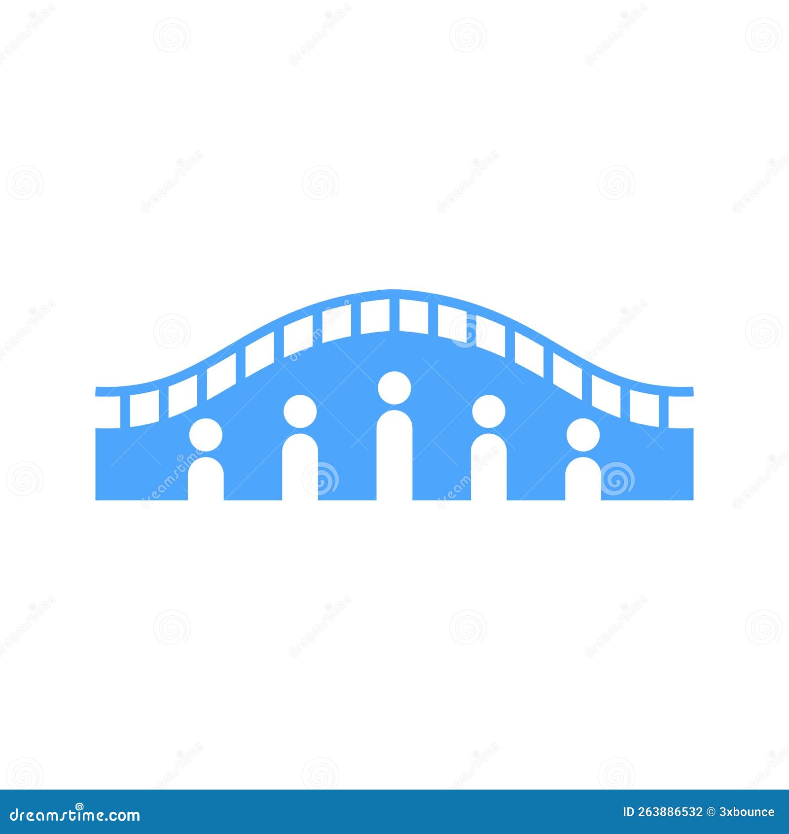 Unity Bridge Logo for Transportation, Journey and Construction Business ...