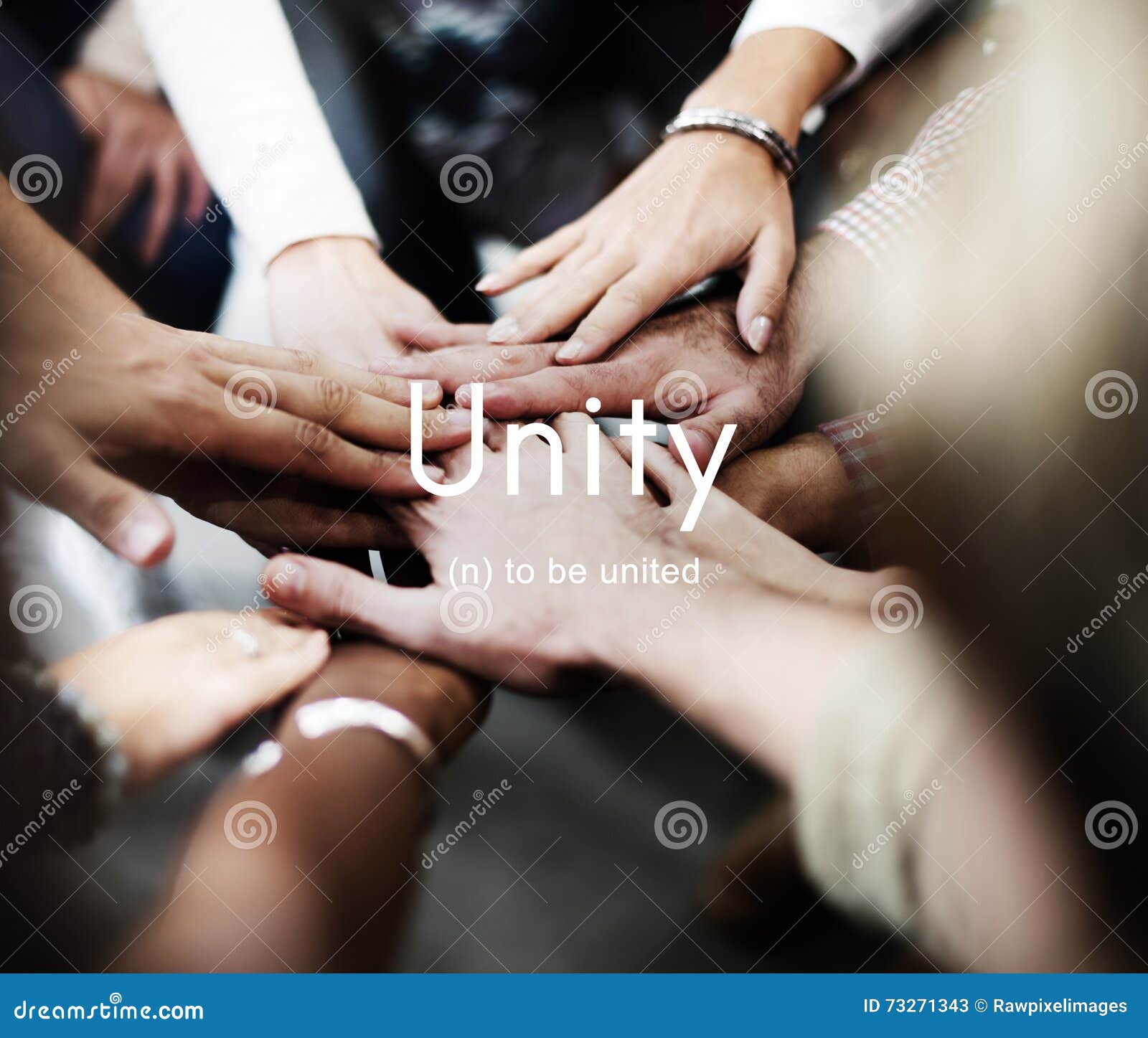 Unity Community Connection Cooperation Team Concept Stock Image - Image ...