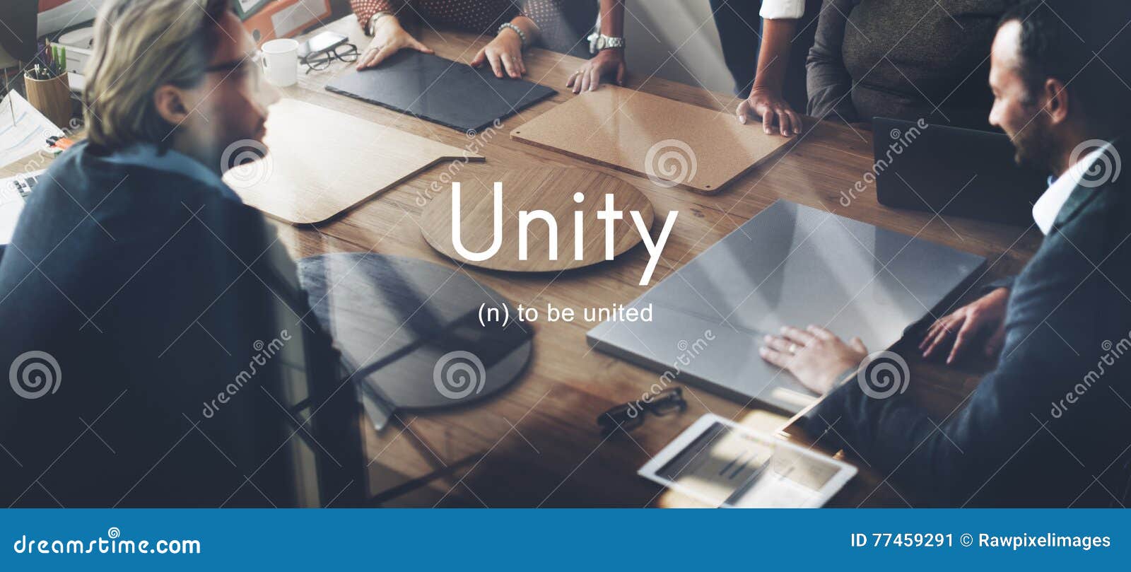 Unity Community Connection Cooperation Team Concept Stock Image - Image ...