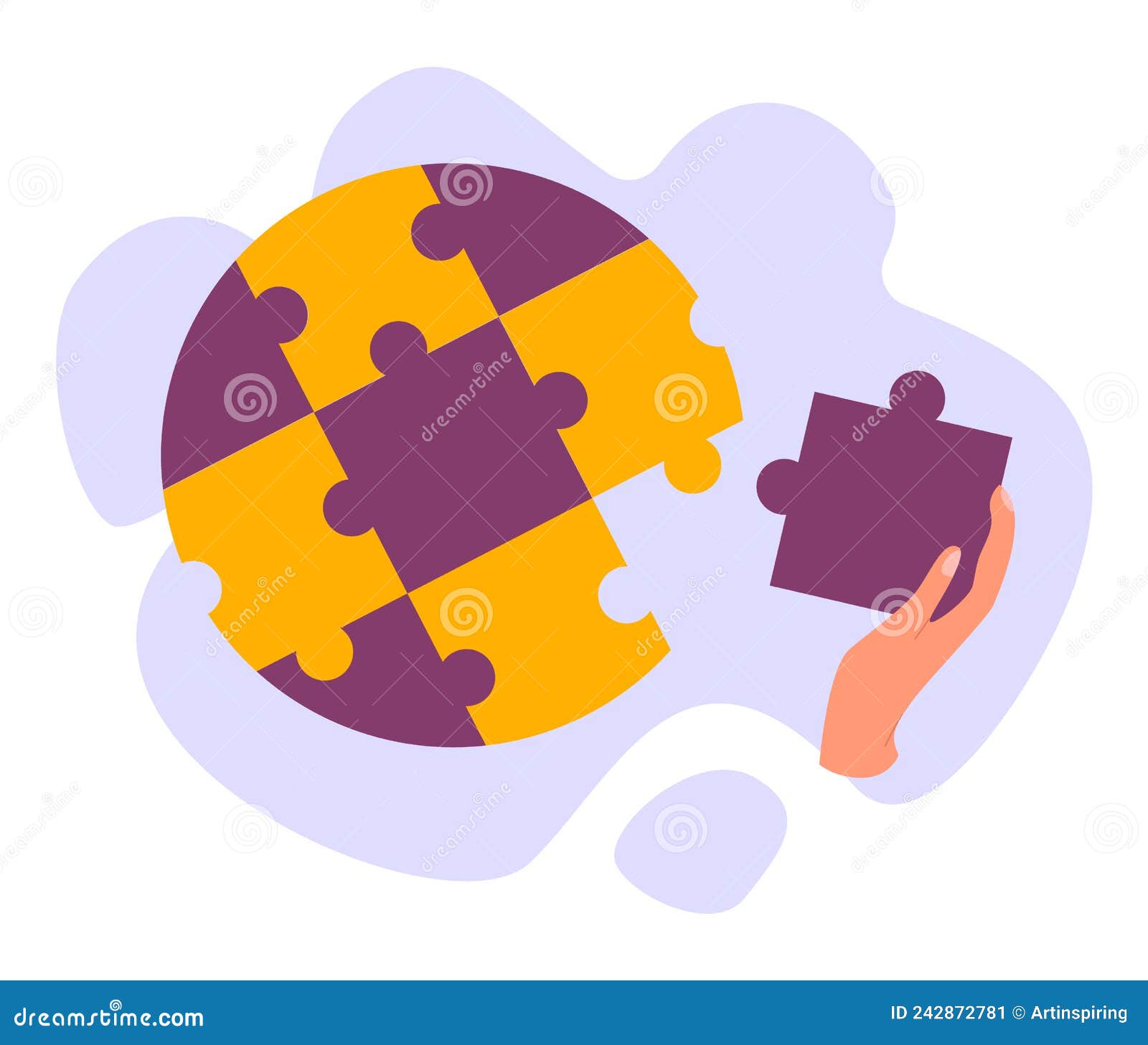 Unity Concept. Different People Unite Together. Join Hands and Pieces ...