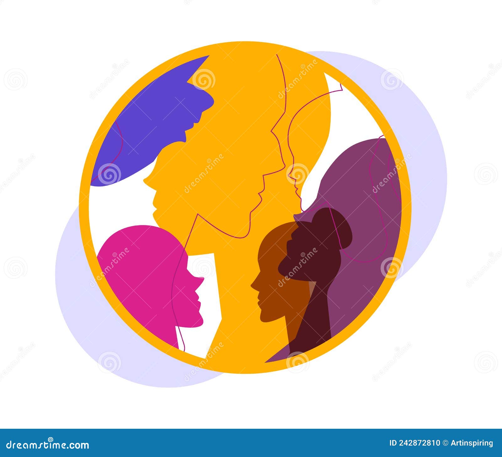 Unity Concept. Different People Unite Together. Join Hands and Pieces ...