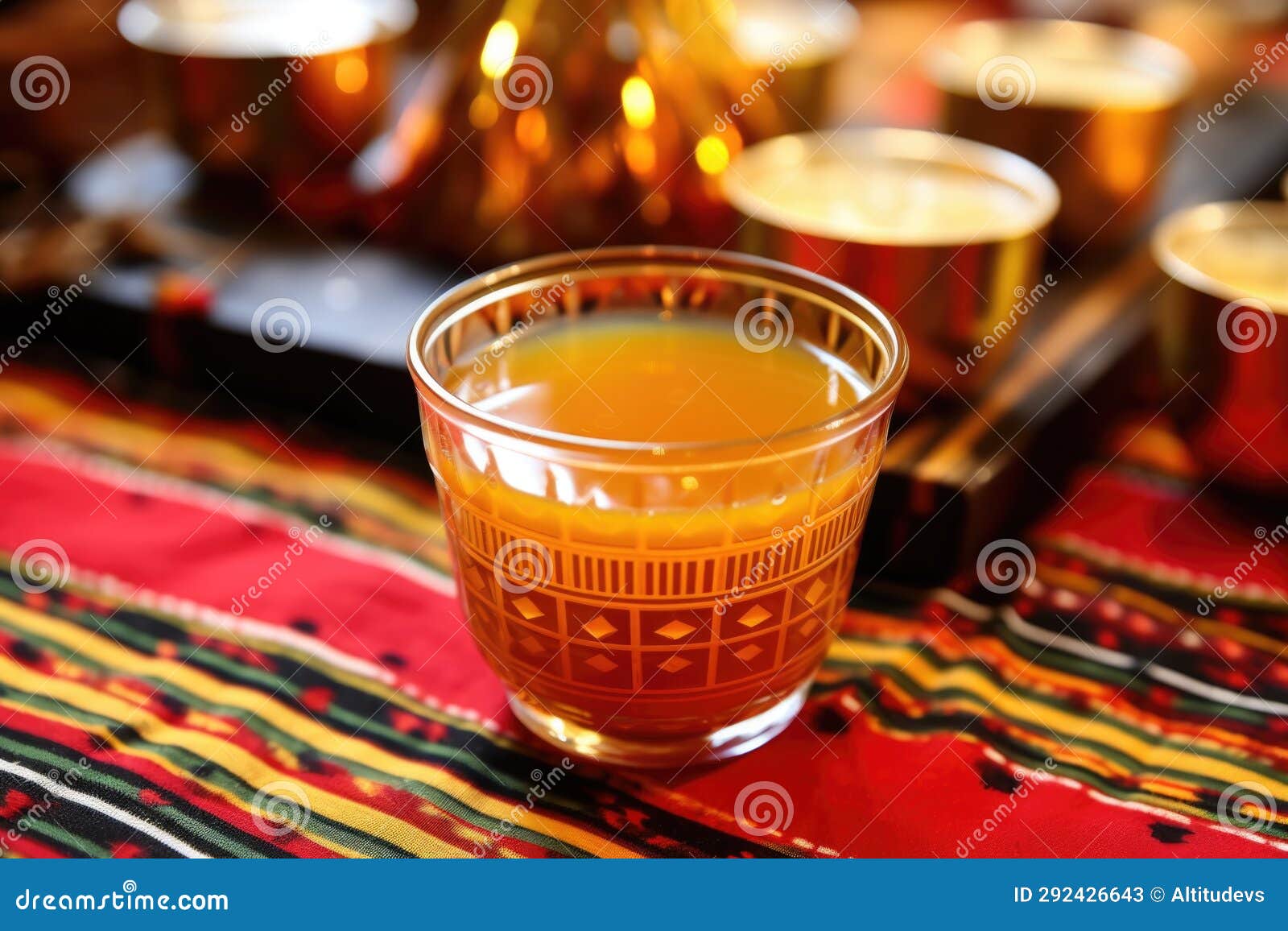 Unity Cup Kikombe Cha Umoja Filled with Beverage on a Kwanzaa Table ...