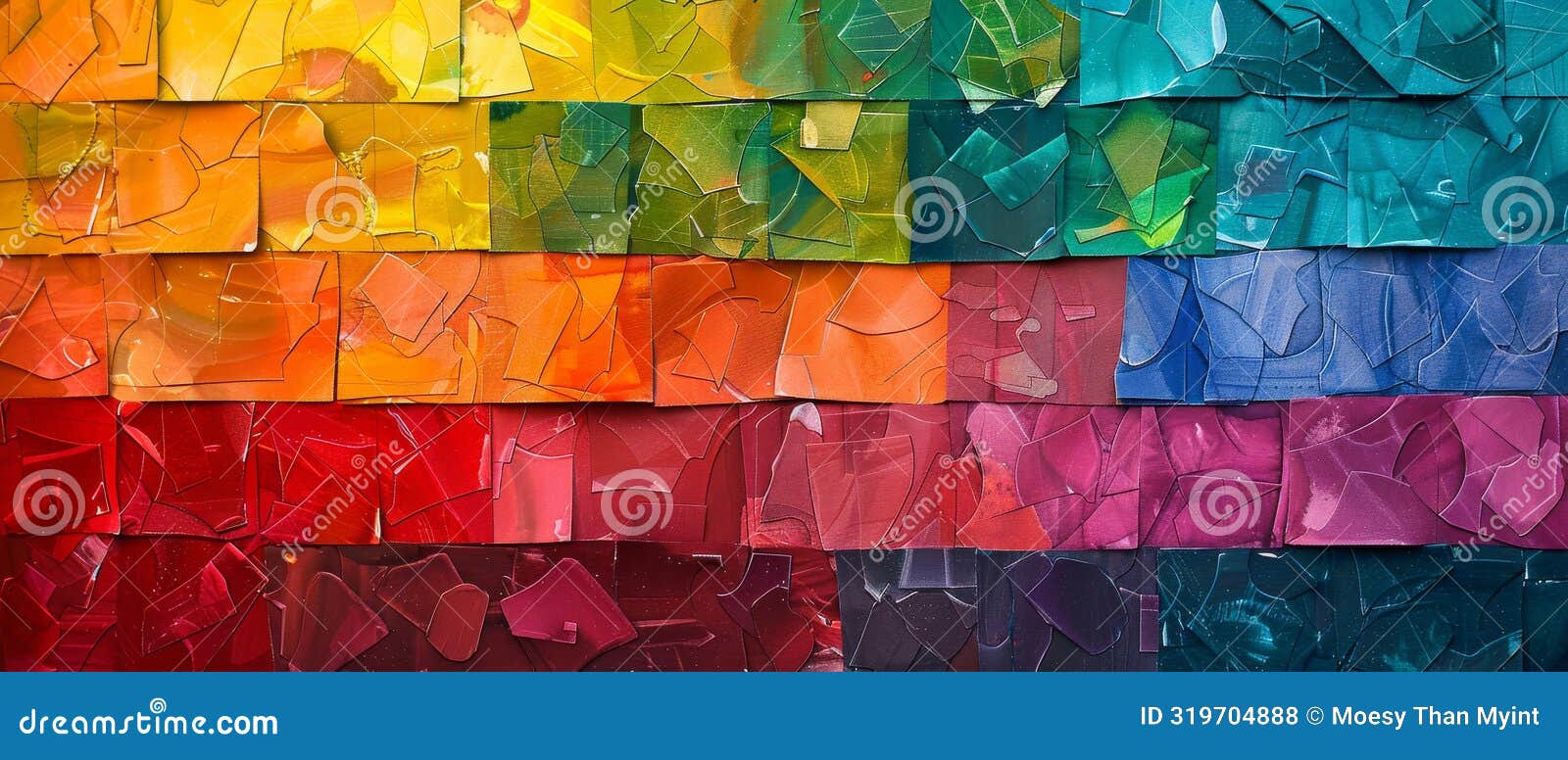 Unity In Diversity - Artistic Pride Flag Collage Banner Background ...