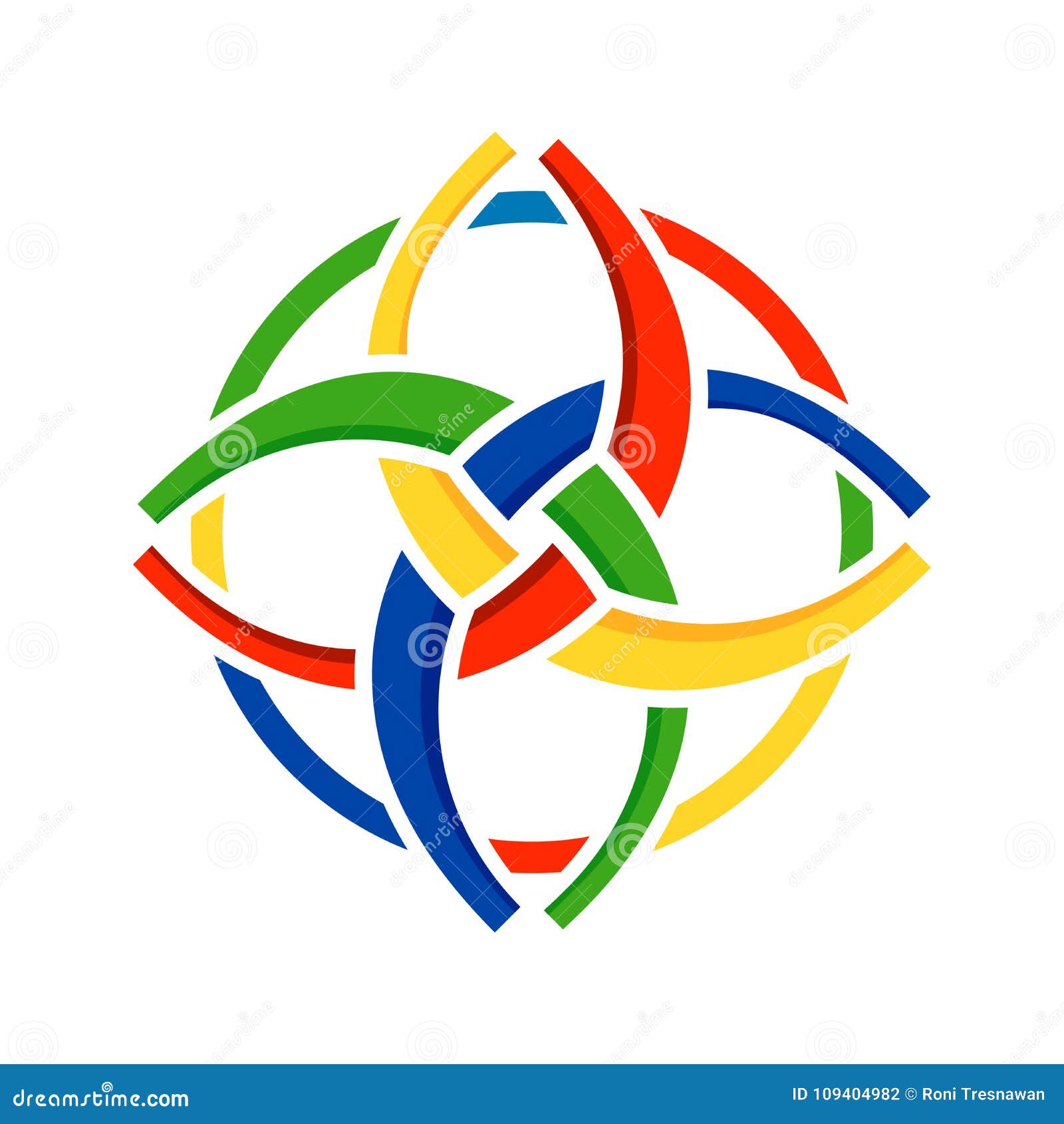 Unity in Diversity Circular Symbol Design Stock Vector - Illustration ...