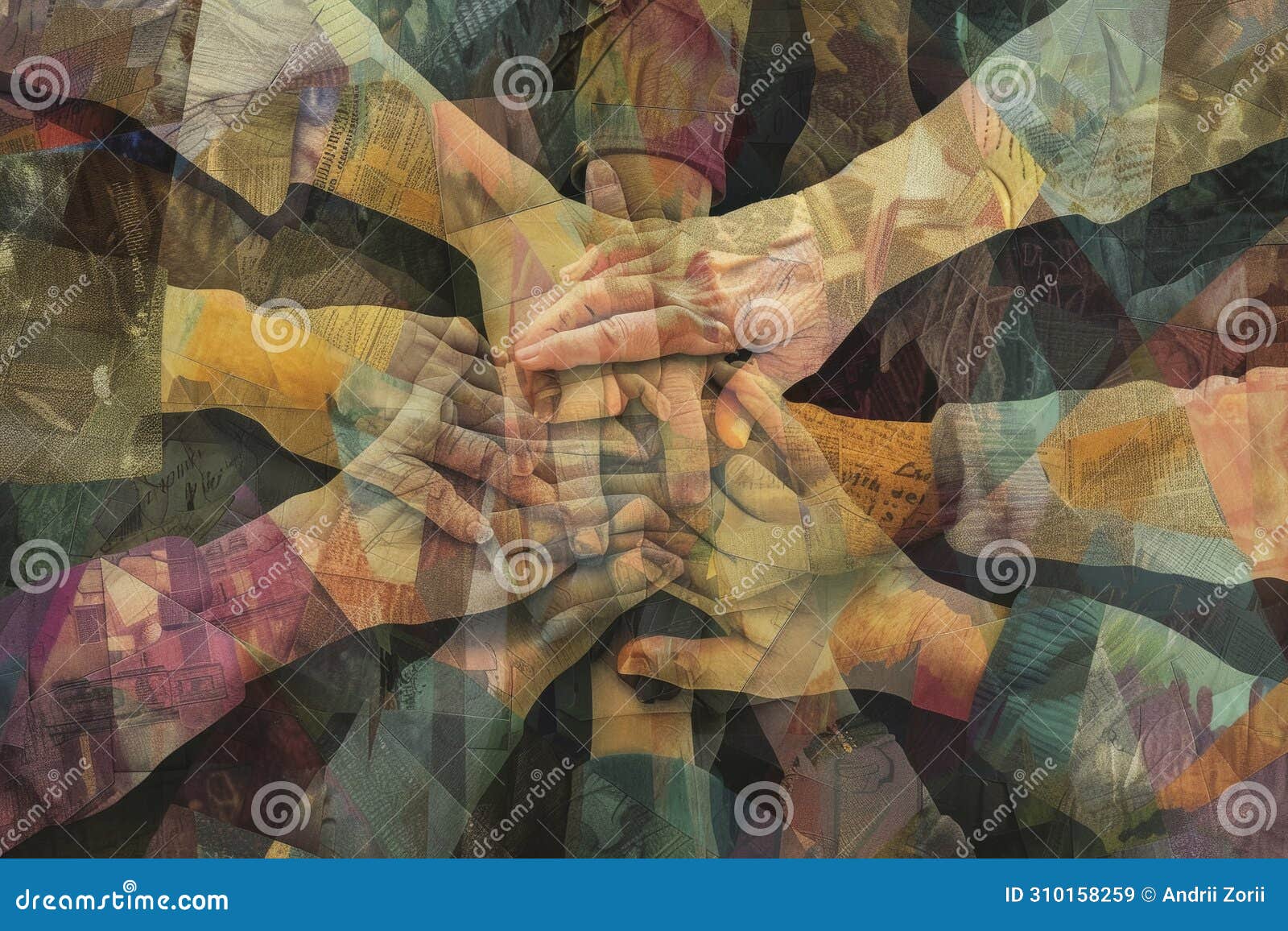 Unity in Diversity Collage stock image. Image of friendship - 310158259