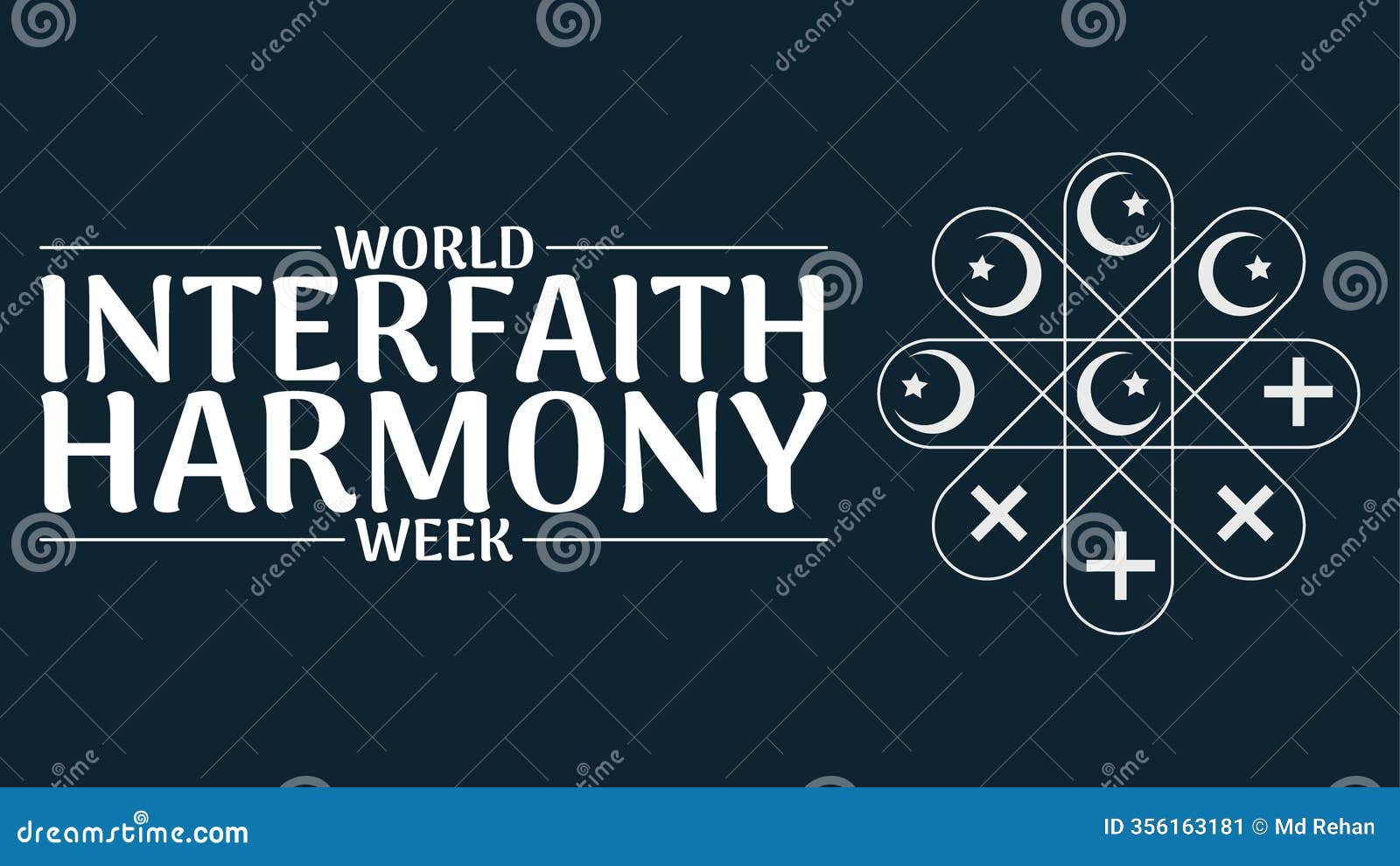 Unity in Diversity: Honoring World Interfaith Harmony Week Stock Vector ... Unity in Diversity: Honoring World Interfaith Harmony Week Stock Vector ...