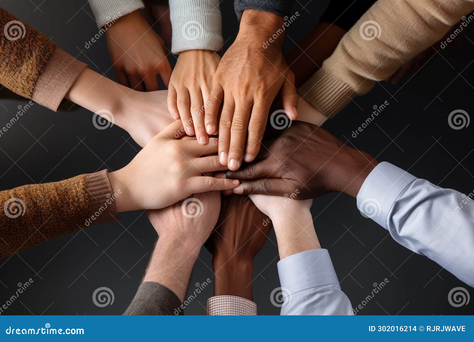 Unity in Diversity: Multicultural Hands Together, Unity, Friendship ...
