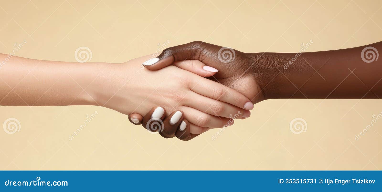 Unity in Diversity Two Hands, Interlocked Fingers, Equality Concept ...