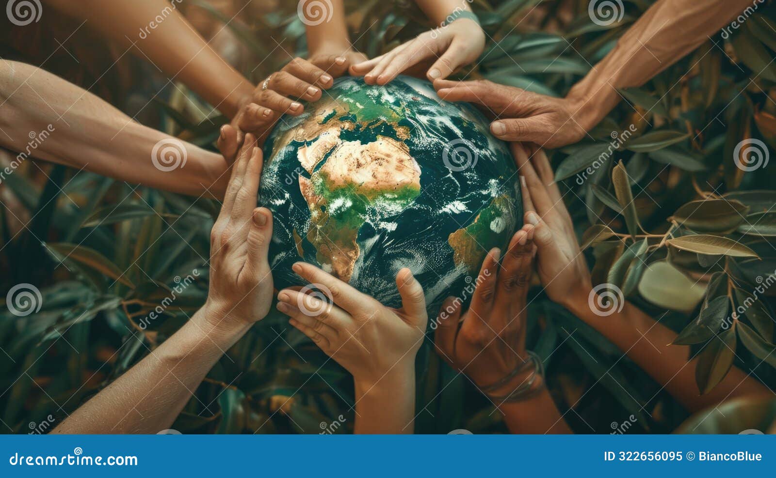 Unity for Earth Diverse Hands Protecting Our Planet for Global ...