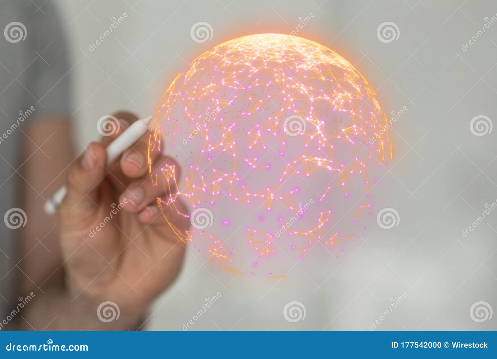 A Unity Group and Teamwork Concept Stock Photo - Image of globe ...