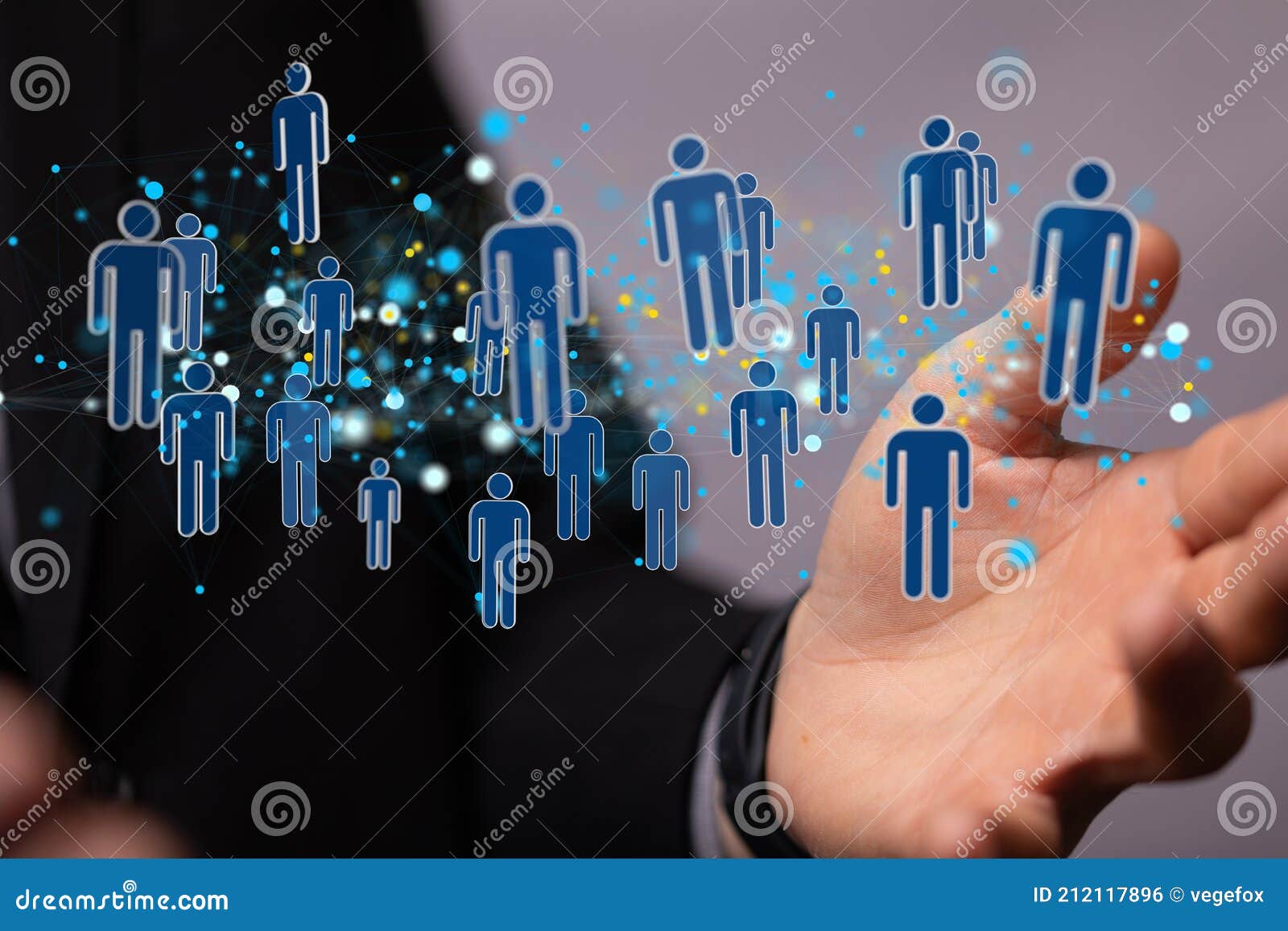 Unity Group and Teamwork Concept Digital Stock Photo - Image of graphic ...