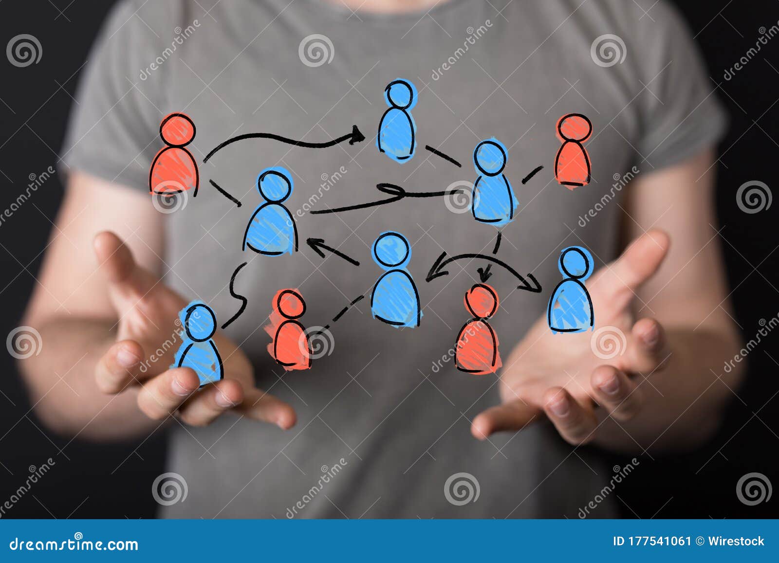 A Unity Group and Teamwork Concept Stock Image - Image of networking ...