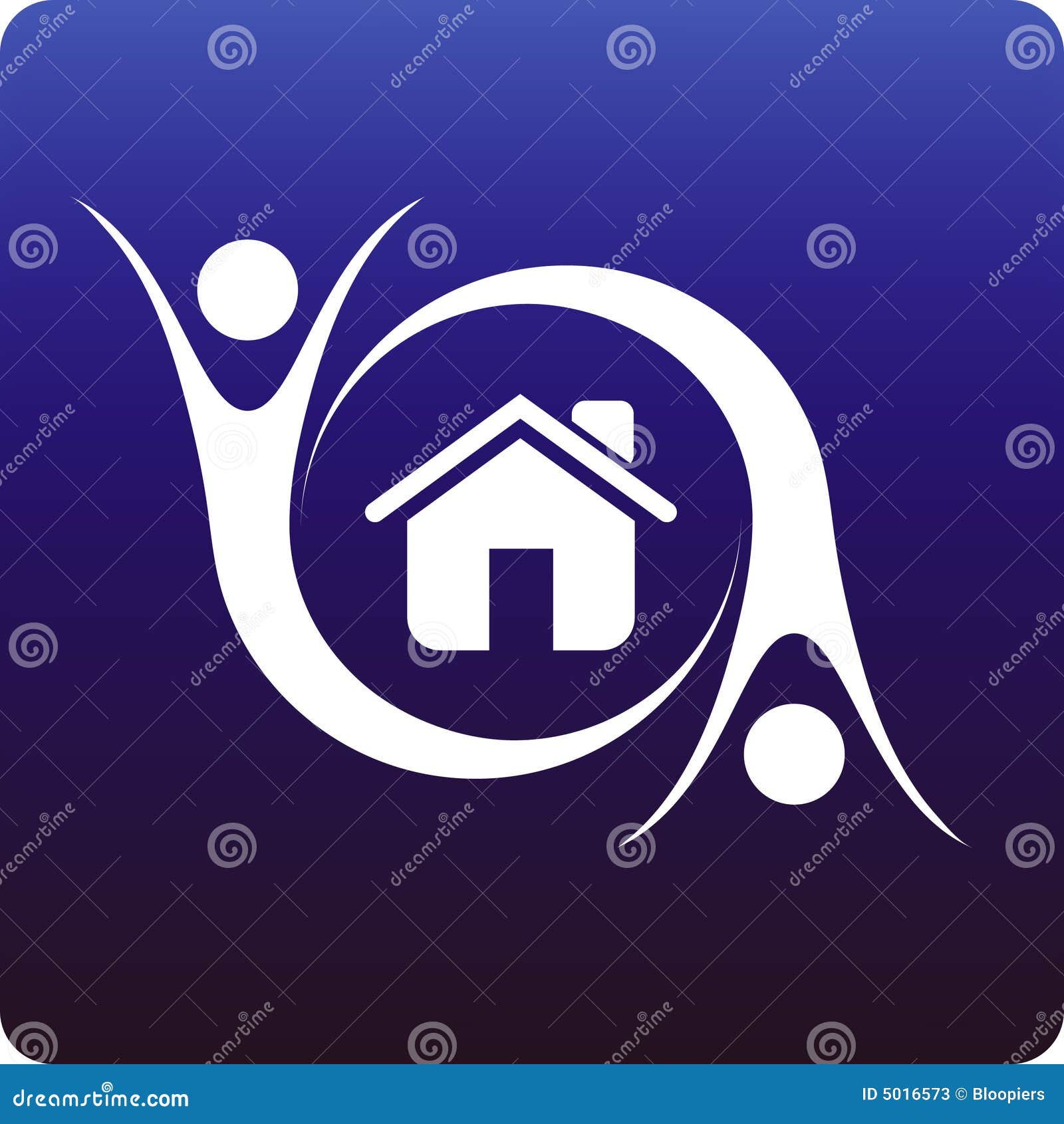 Unity home stock vector. Illustration of vector, agent - 5016573