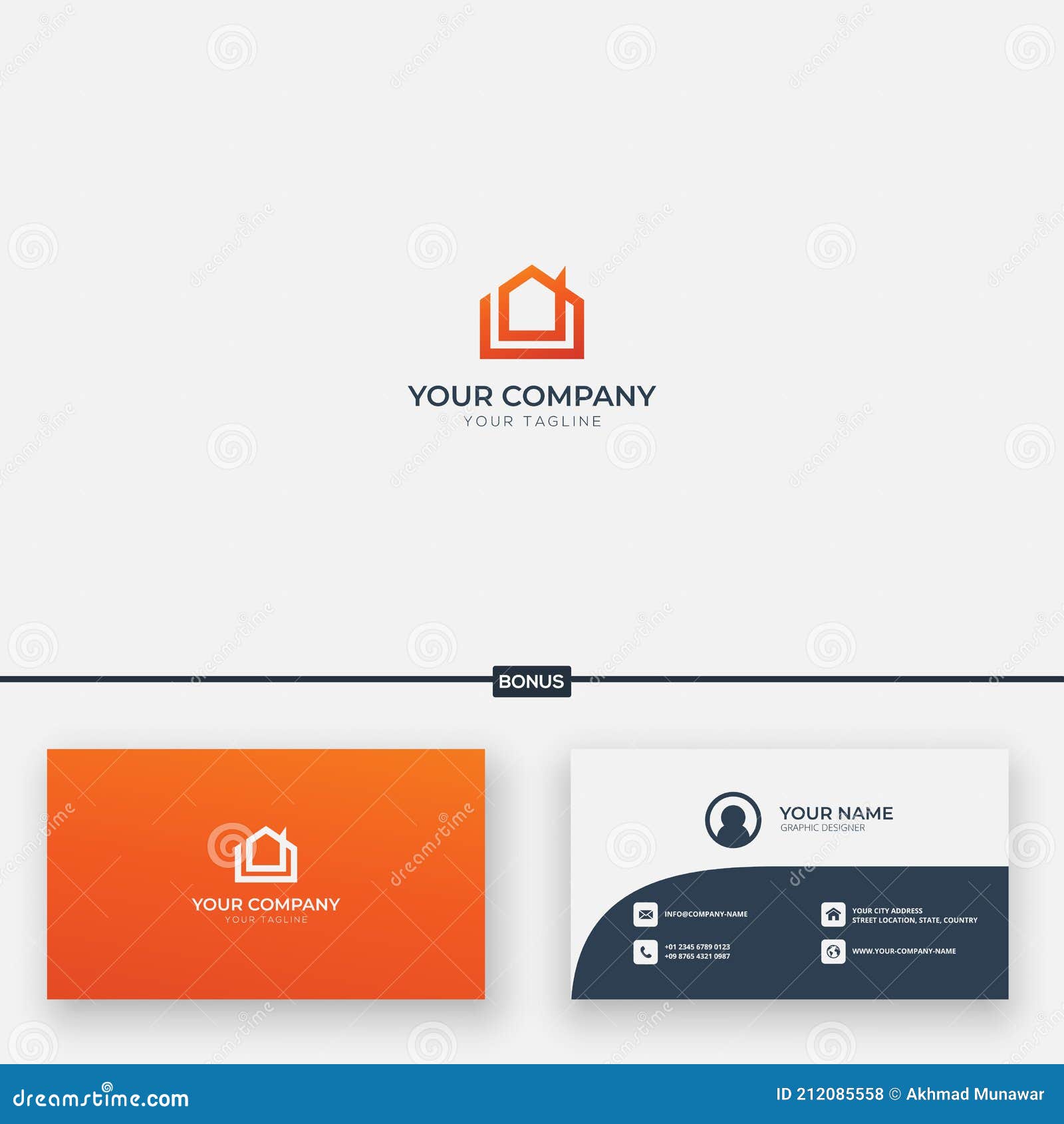 Unity Home Logo Simple and Modern Stock Vector - Illustration of real ...