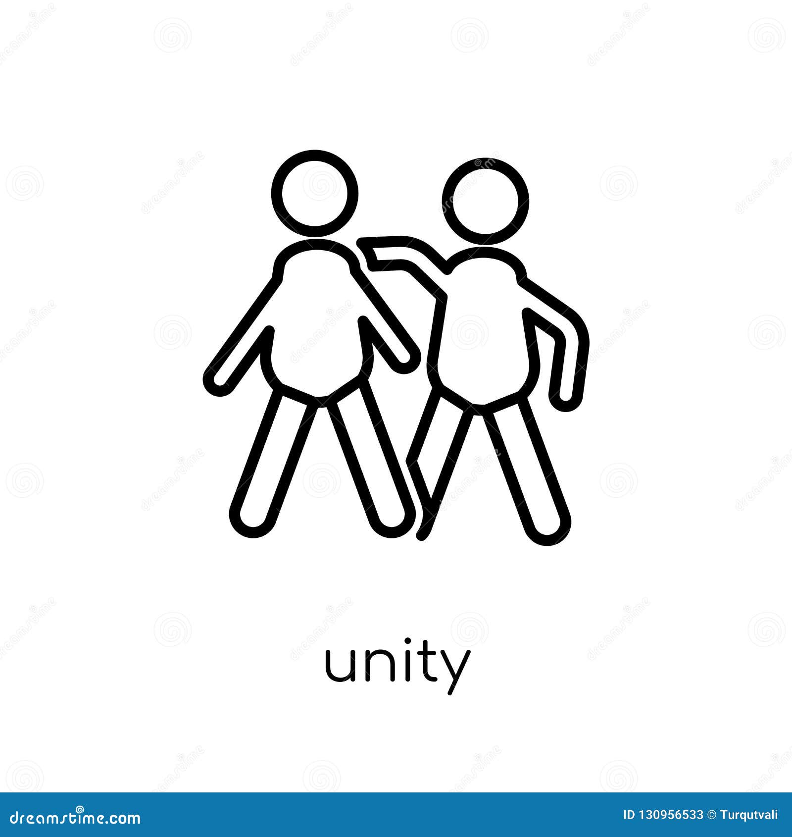 Unity Icon from Political Collection. Stock Vector - Illustration of ...