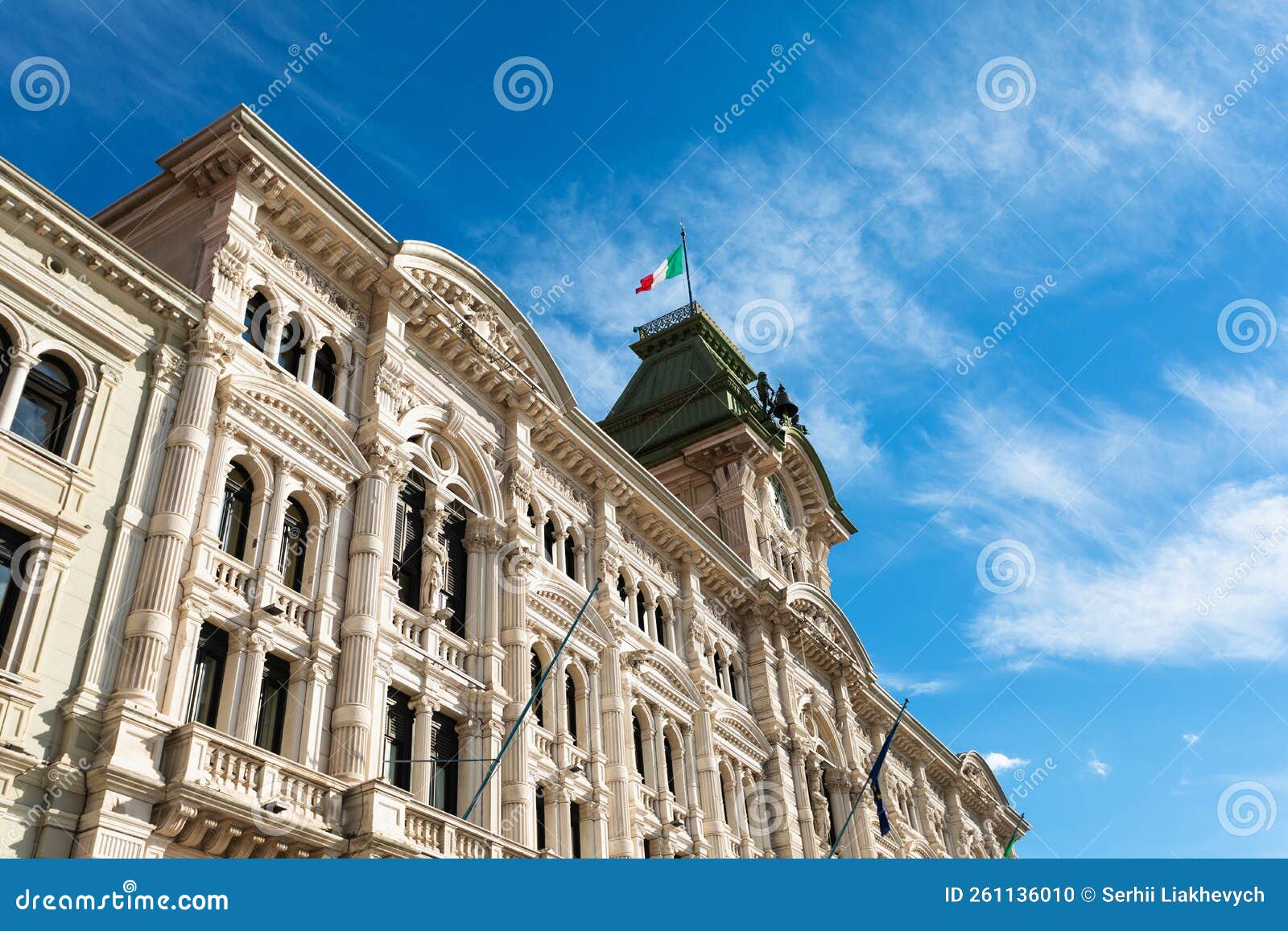 Unity of Italy Square in Trieste, Italy Editorial Image - Image of ...