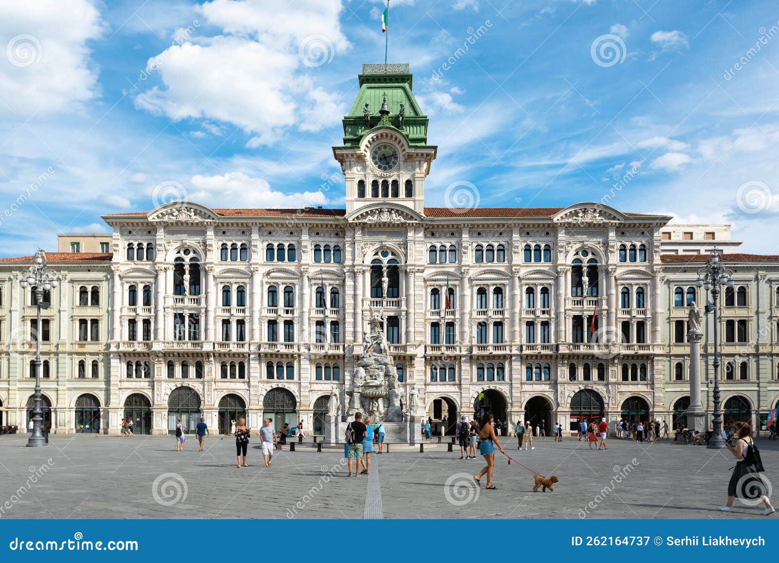 Unity of Italy Square in Trieste, Italy Editorial Photography - Image ...